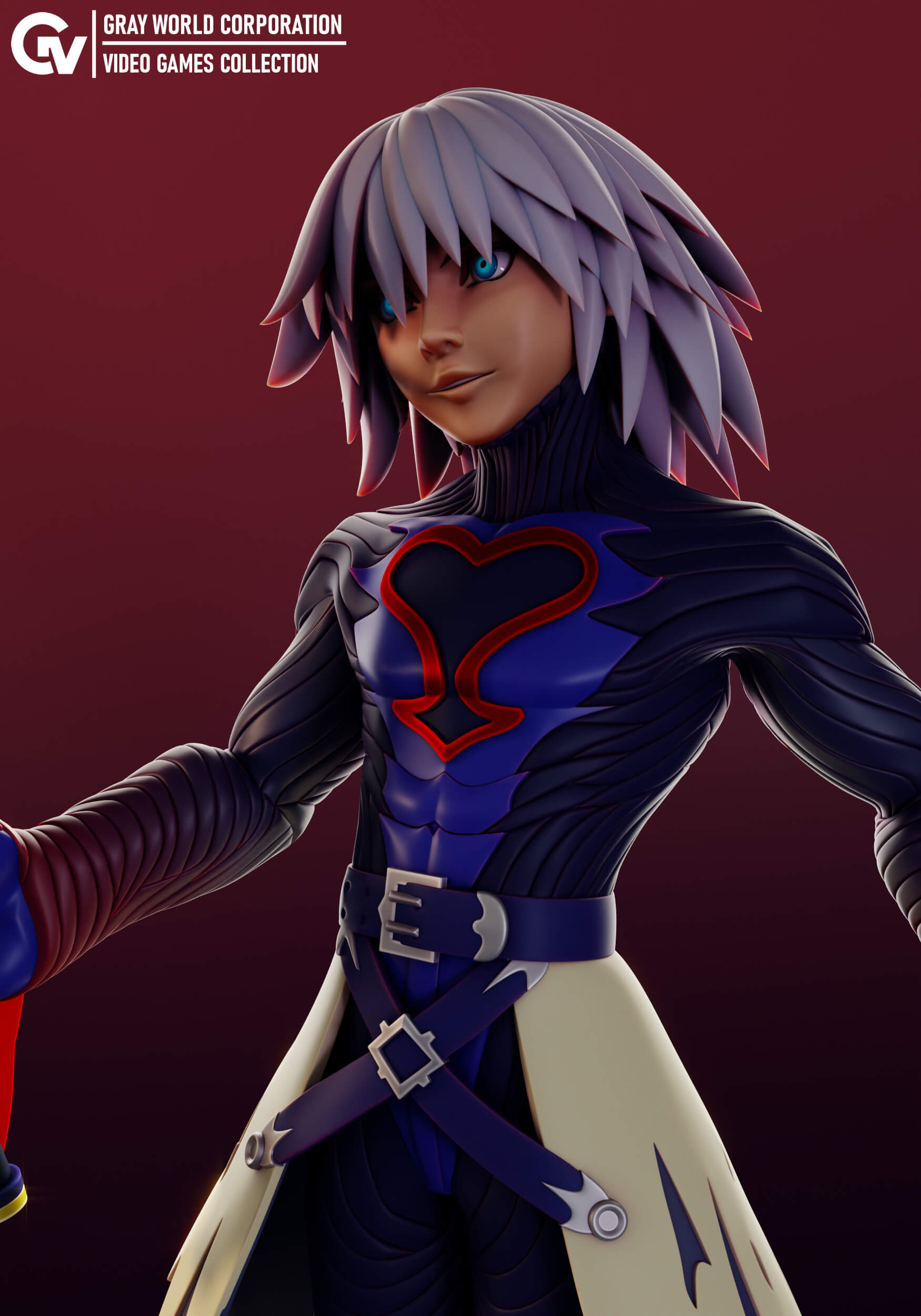 Dark Riku - Kingdom Hearts 3D Print Model by Gray World Corporation