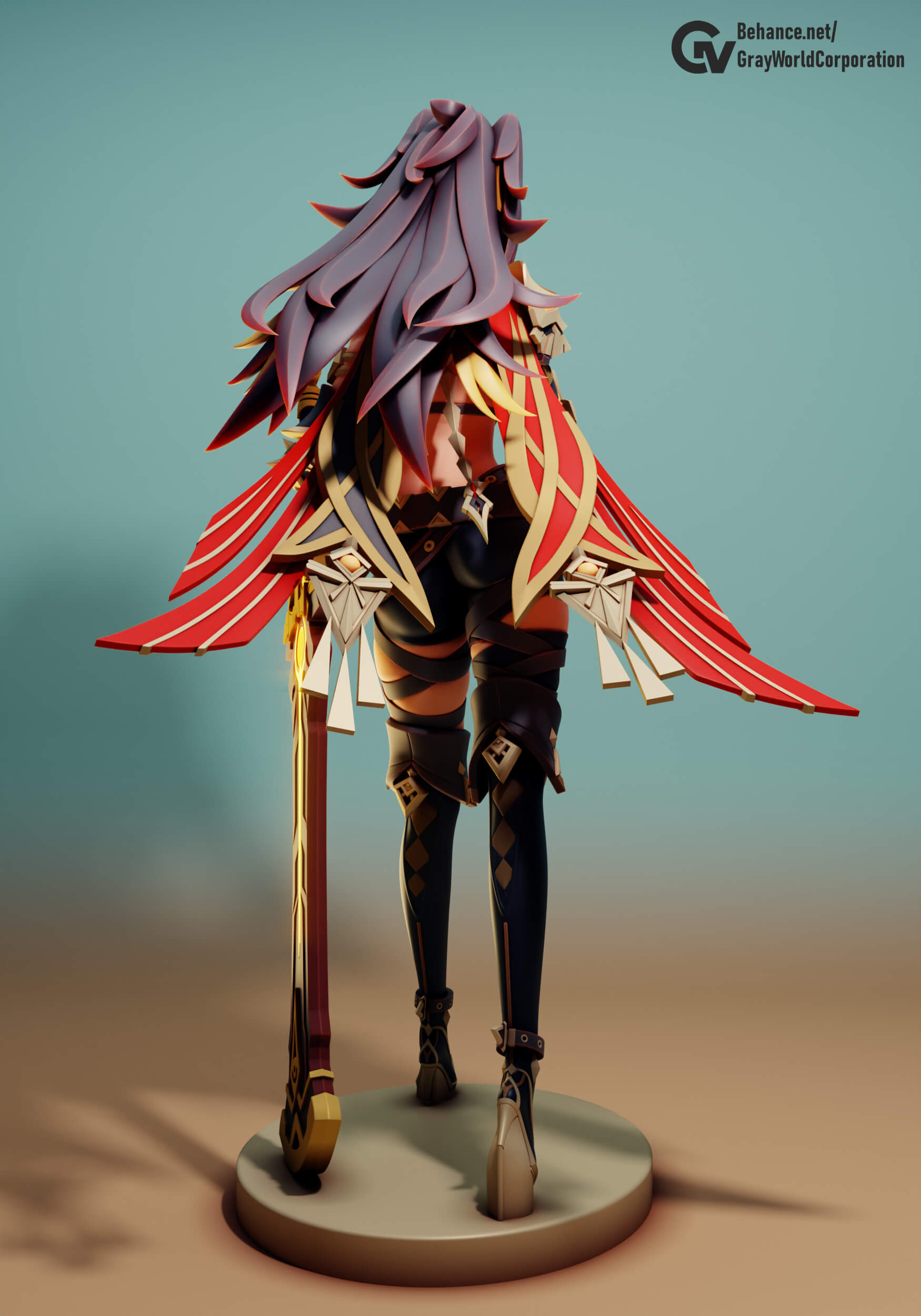 Dehya - Genshin Impact 3D Model by Gray World Corporation