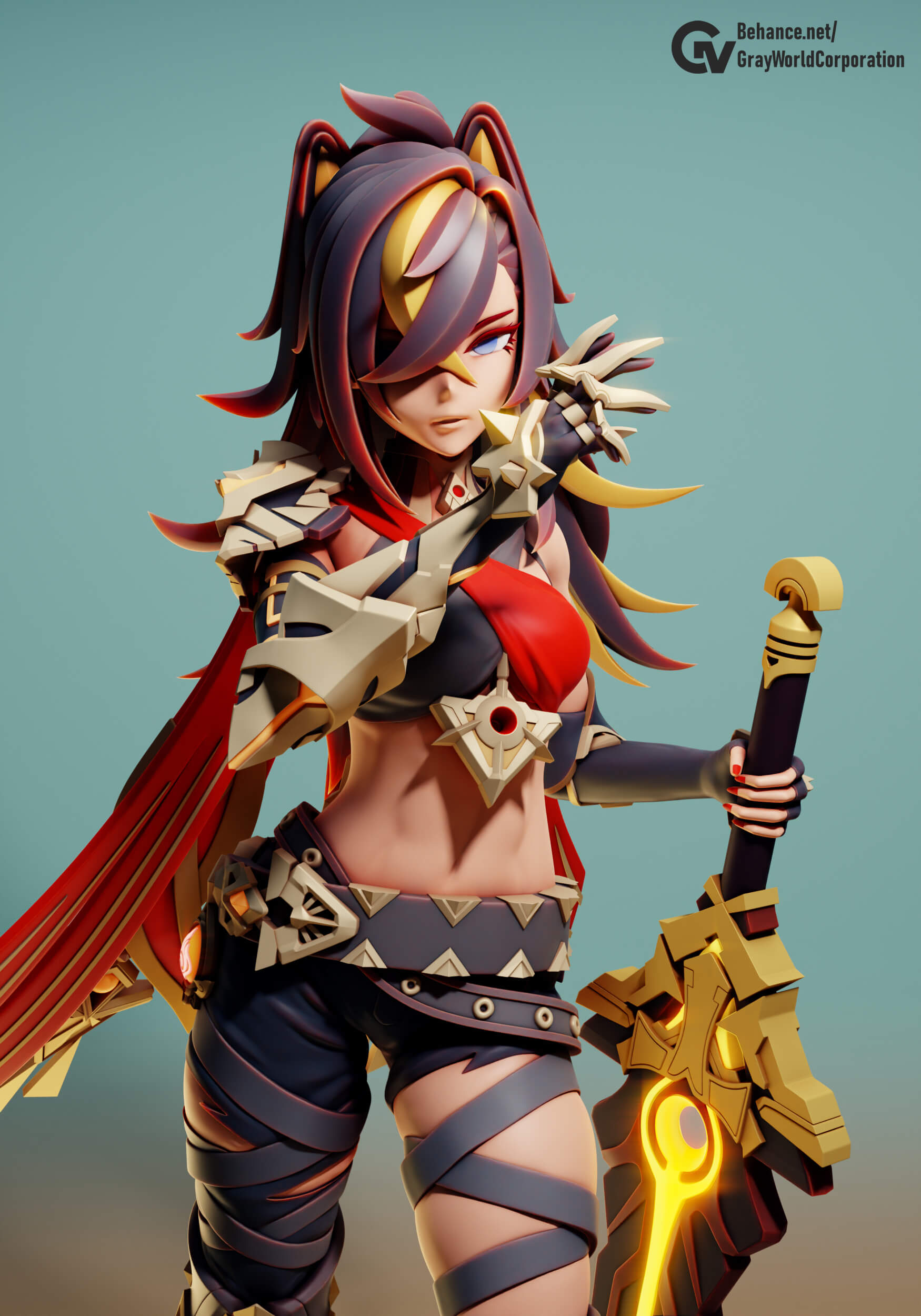 Dehya - Genshin Impact 3D Model by Gray World Corporation