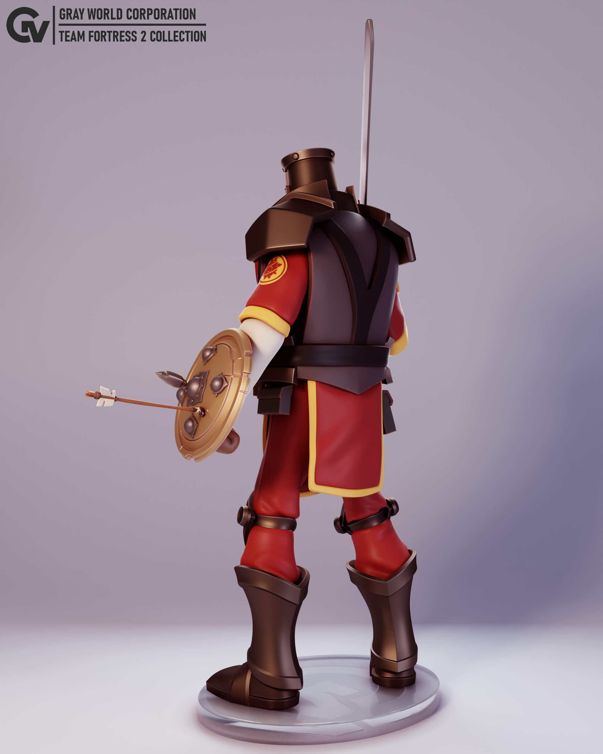 Demoknight - Team Fortress 2 3D Model by Gray World Corporation