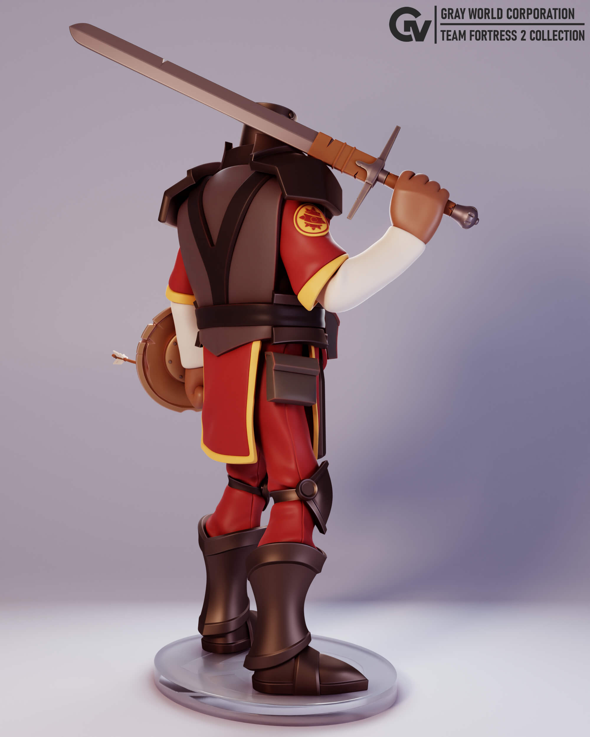 Demoknight - Team Fortress 2 3D Model by Gray World Corporation