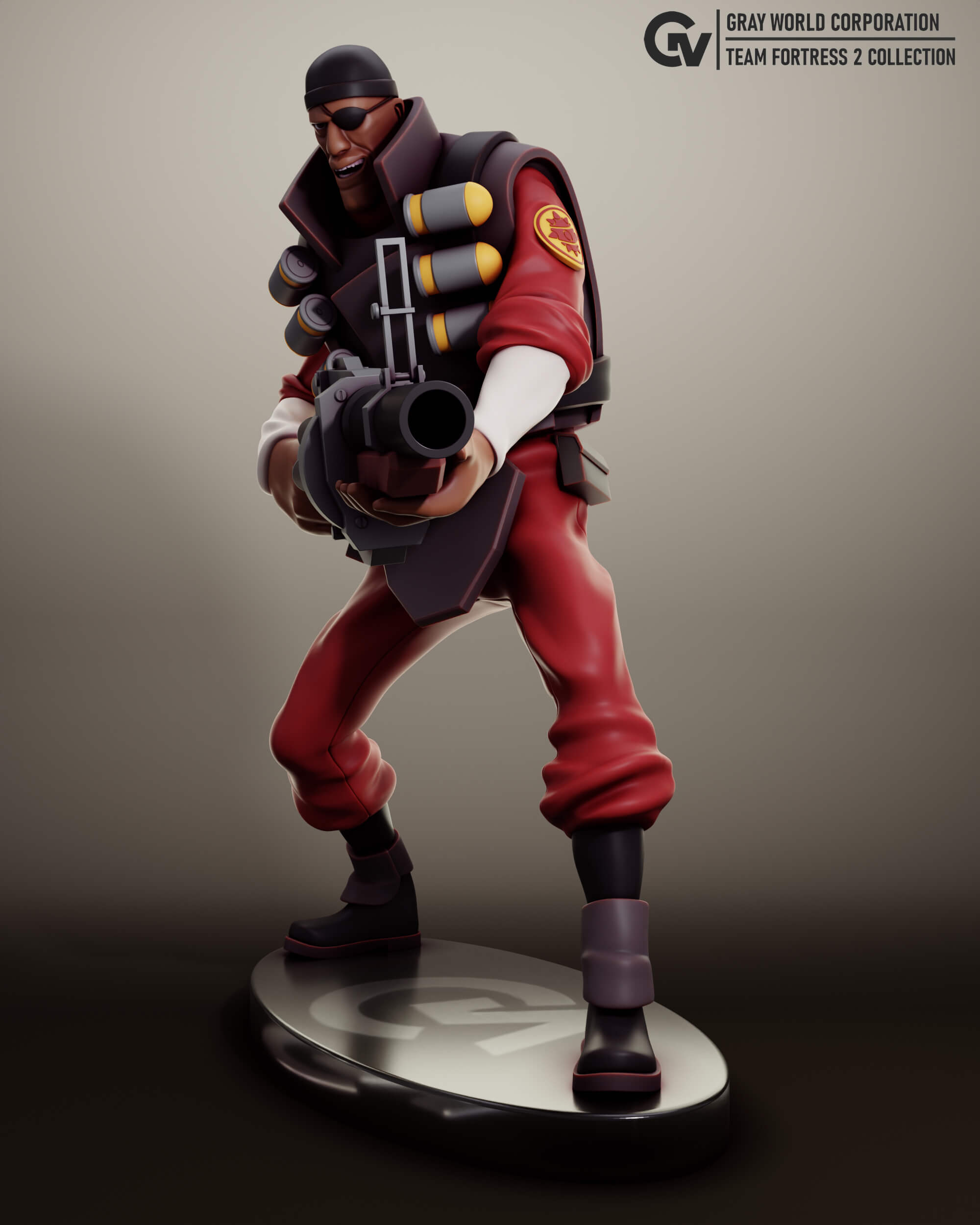 Demoman - Team Fortress 2 3D Model by Gray World Corporation