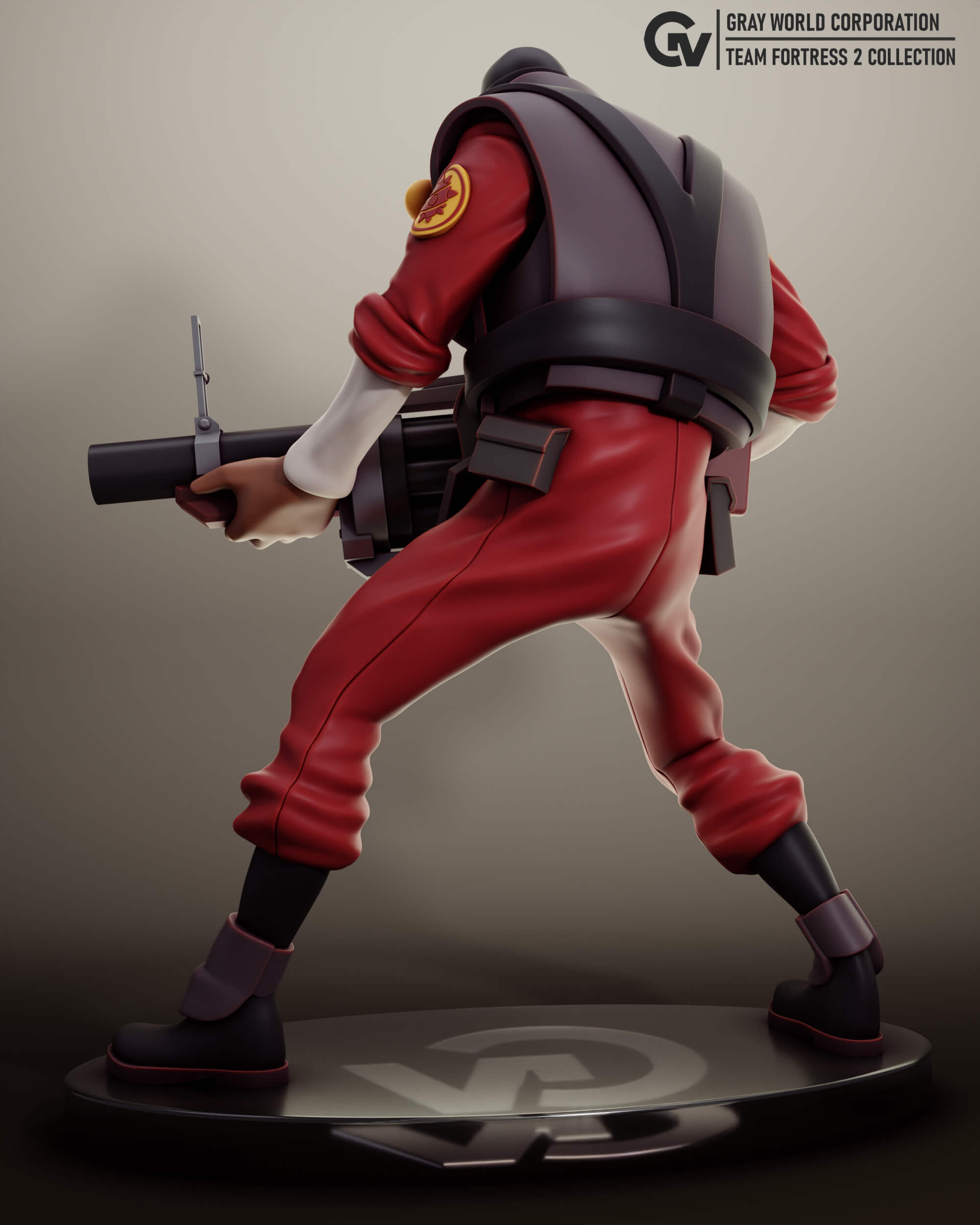 Demoman - Team Fortress 2 3D Model by Gray World Corporation