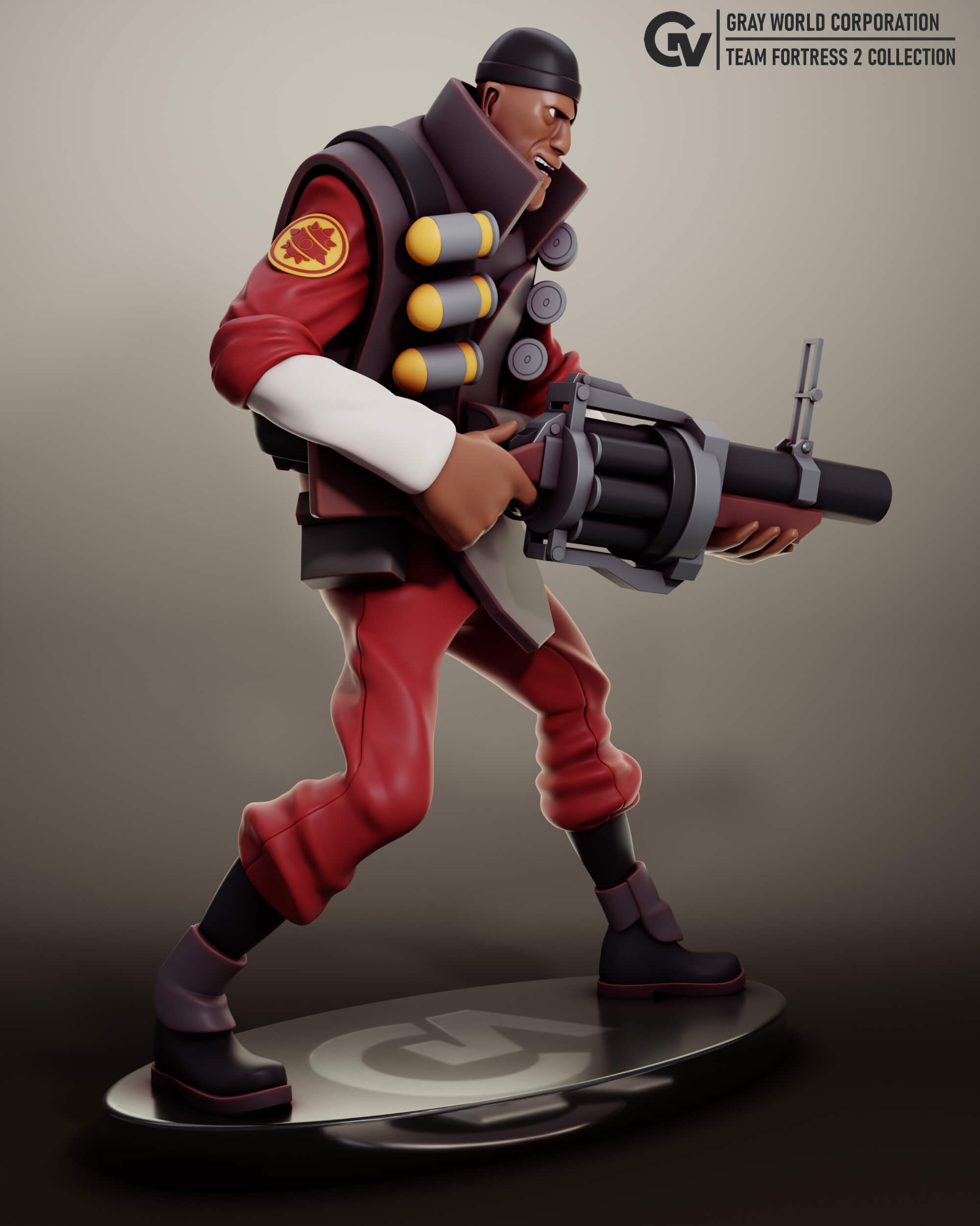 Demoman - Team Fortress 2 3D Model by Gray World Corporation