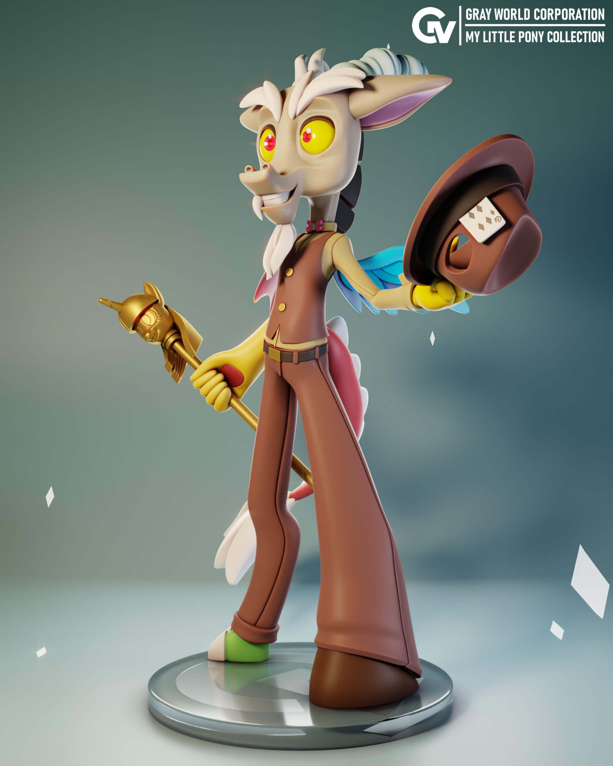 Discord "Chibi" - My Little Pony 3D Model by Gray World Corporation