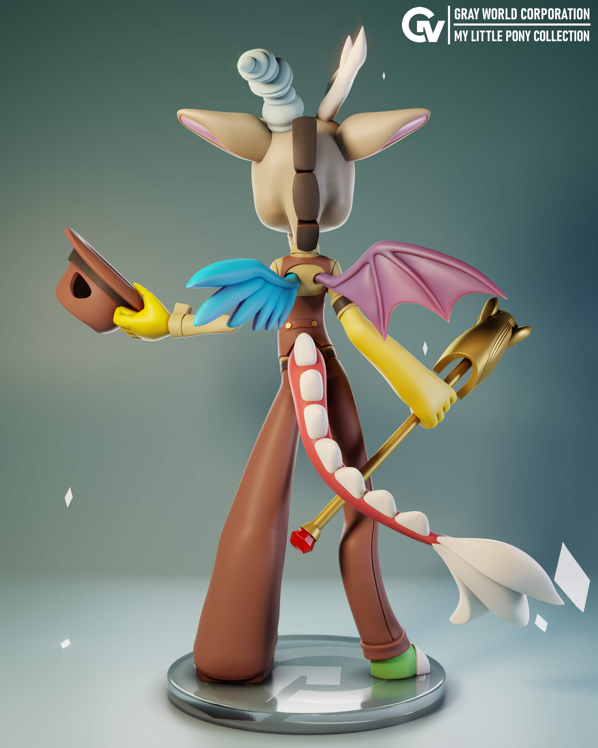 Discord "Chibi" - My Little Pony 3D Model by Gray World Corporation