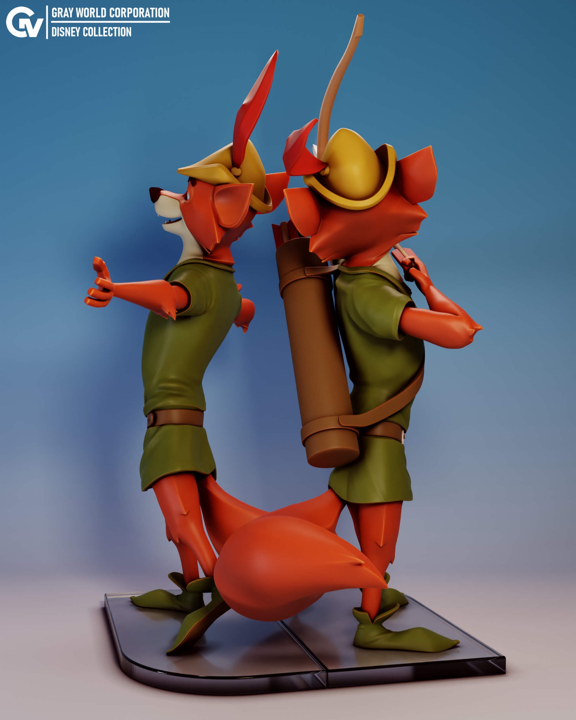 Disney's Robin Hood - Robin Hood 3D Model by Gray World Corporation