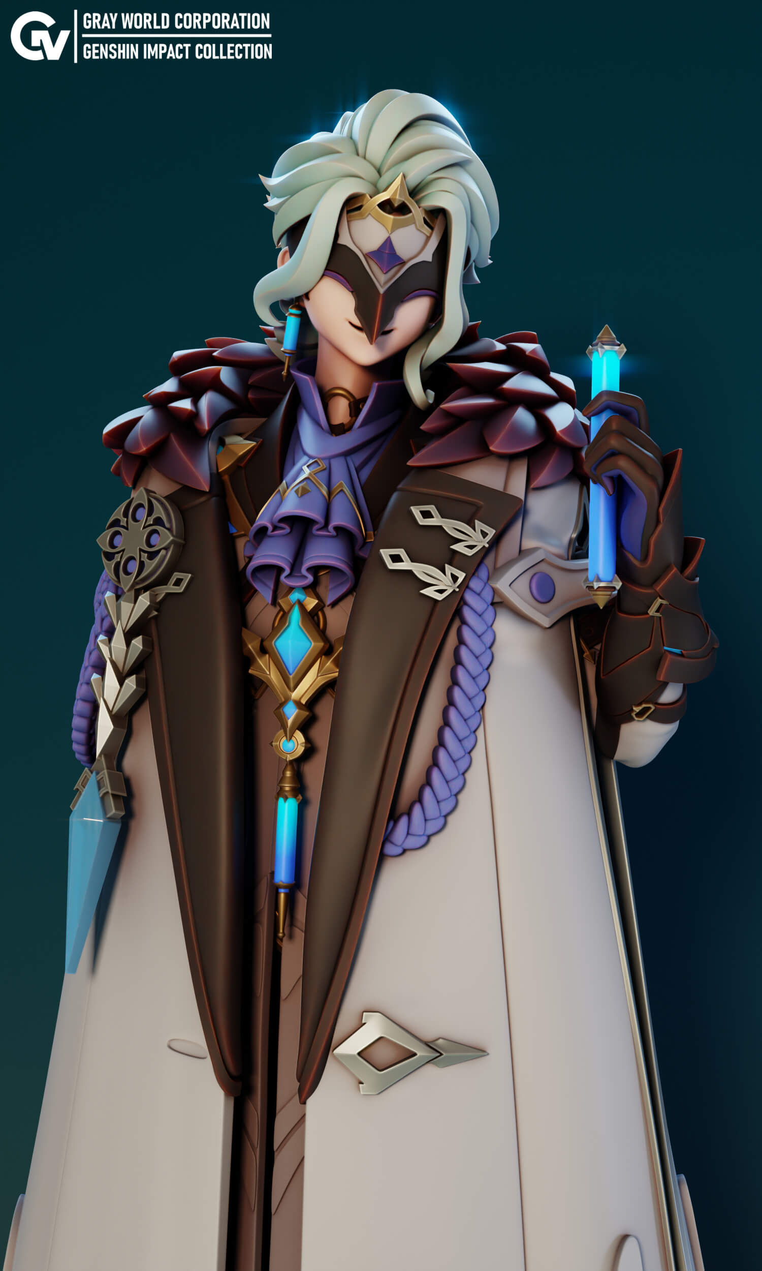 Dottore 2 - Genshin Impact 3D Print Model by Gray World Corporation