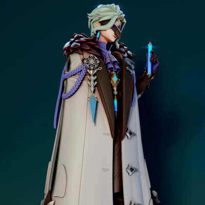 Dottore 2 - Genshin Impact 3D Model by Gray World Corporation