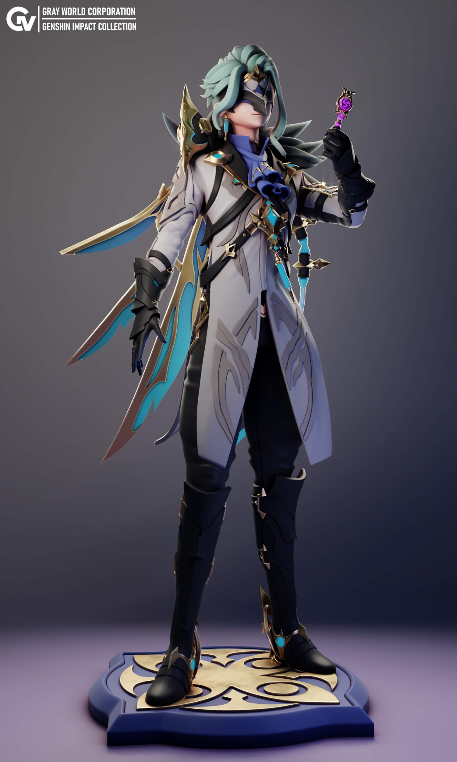 Dottore 3 - Genshin Impact 3D Model by Gray World Corporation