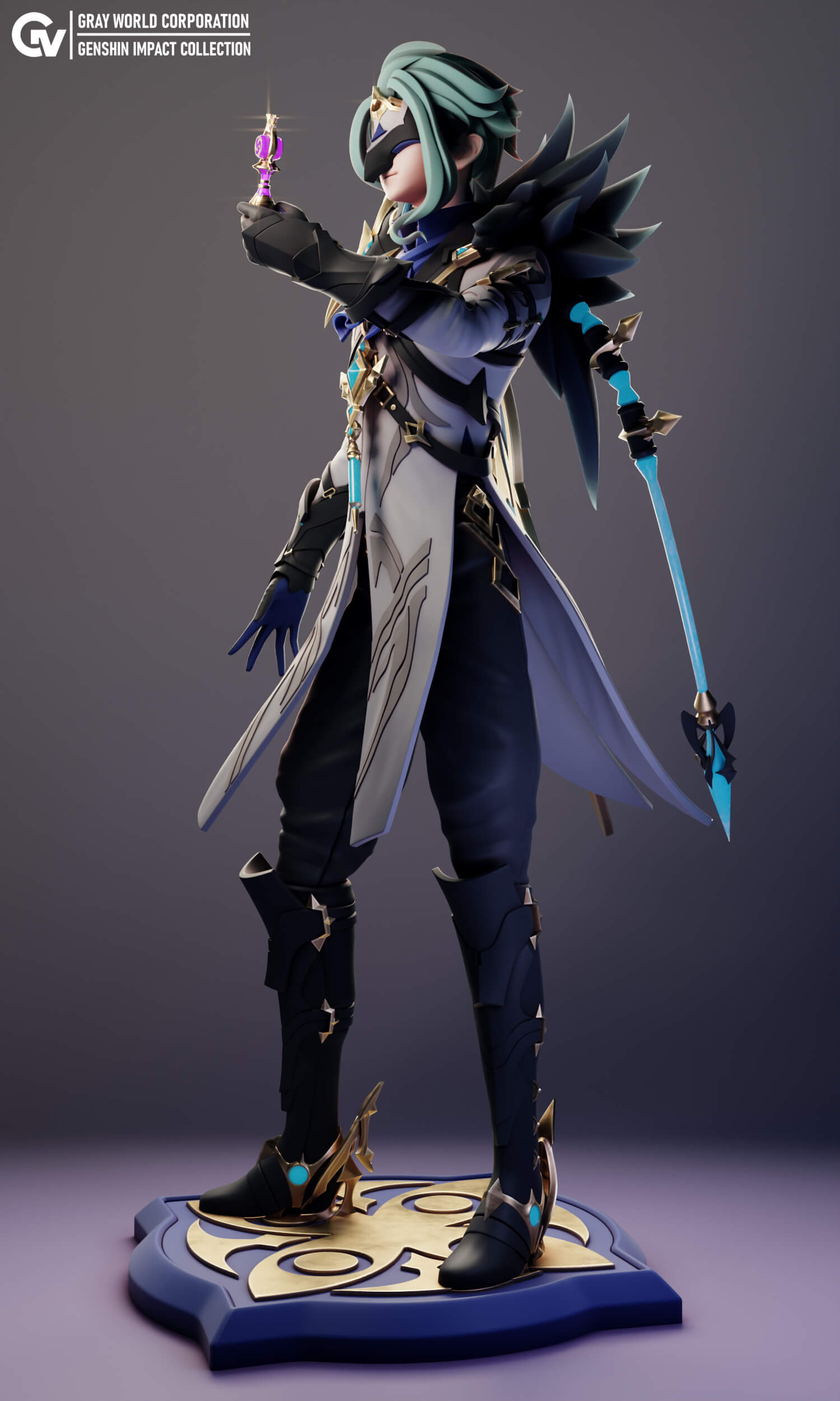 Dottore 3 - Genshin Impact 3D Model by Gray World Corporation