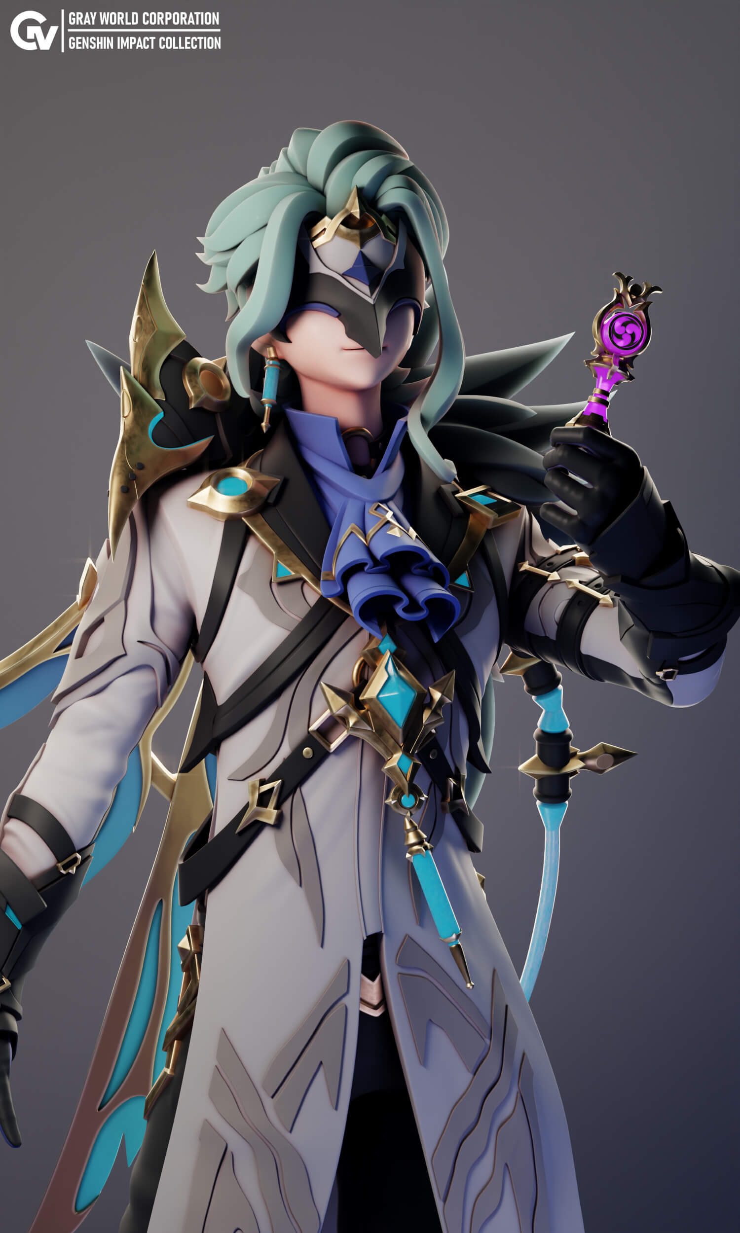 Dottore 3 - Genshin Impact 3D Model by Gray World Corporation