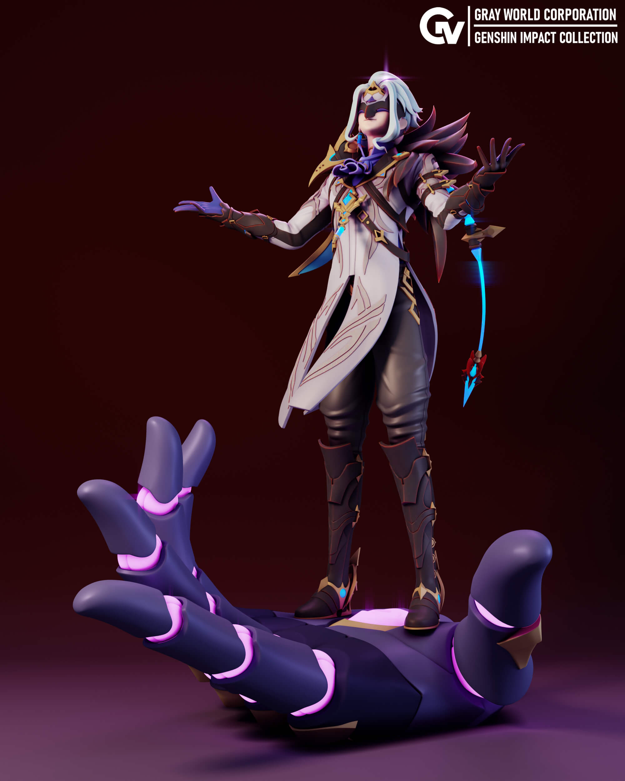 Dottore - Genshin Impact 3D Model by Gray World Corporation