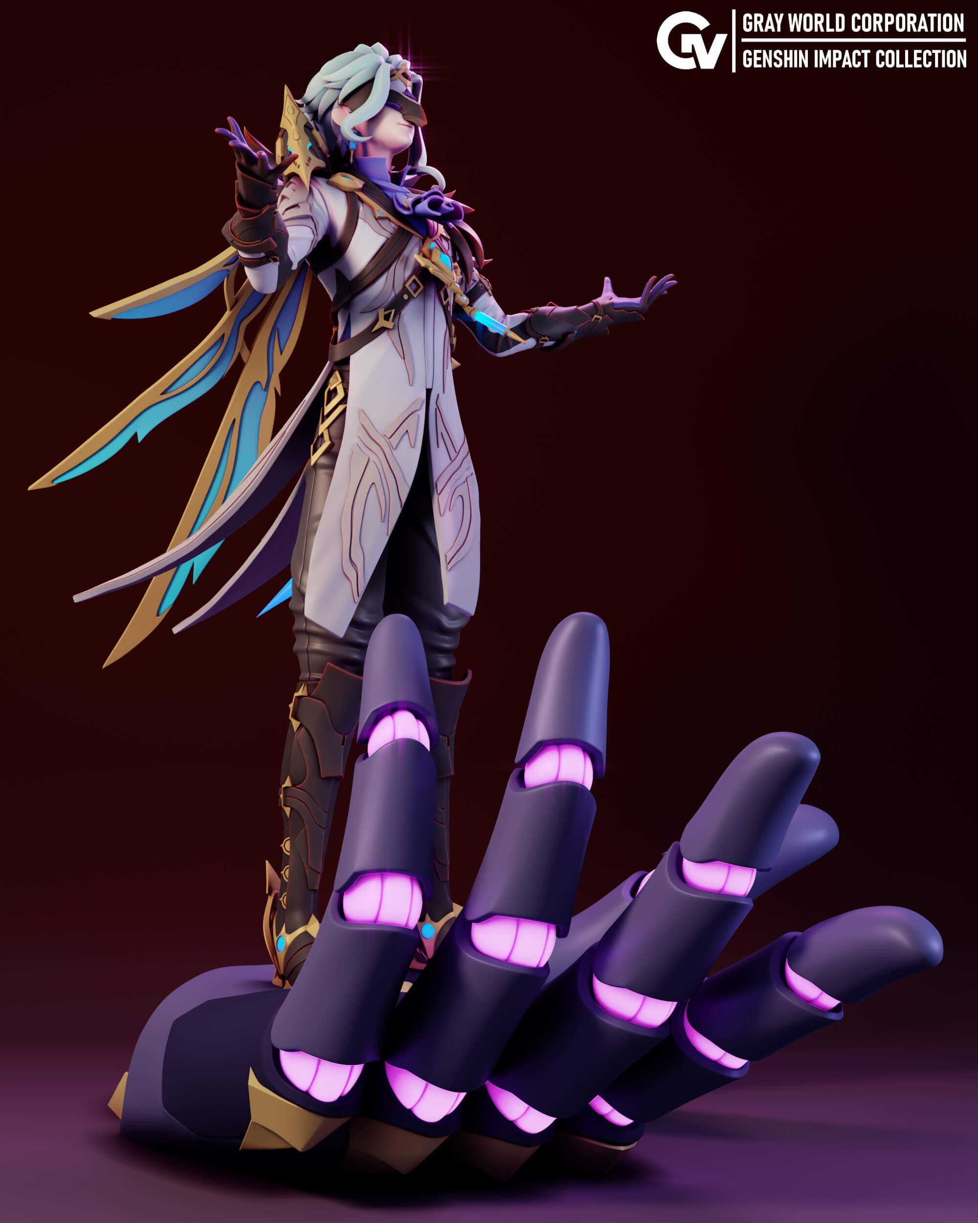 Dottore - Genshin Impact 3D Model by Gray World Corporation