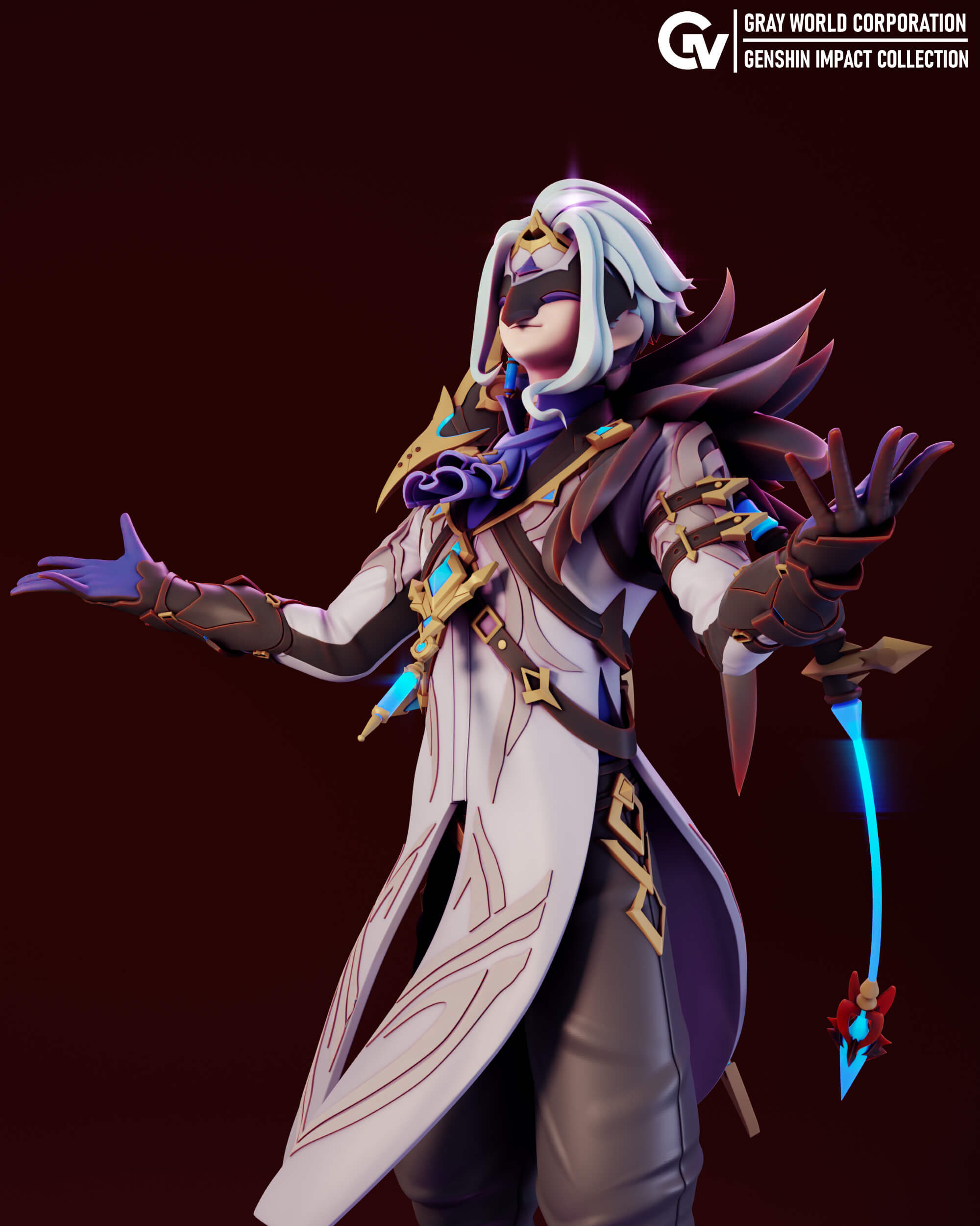 Dottore - Genshin Impact 3D Model by Gray World Corporation