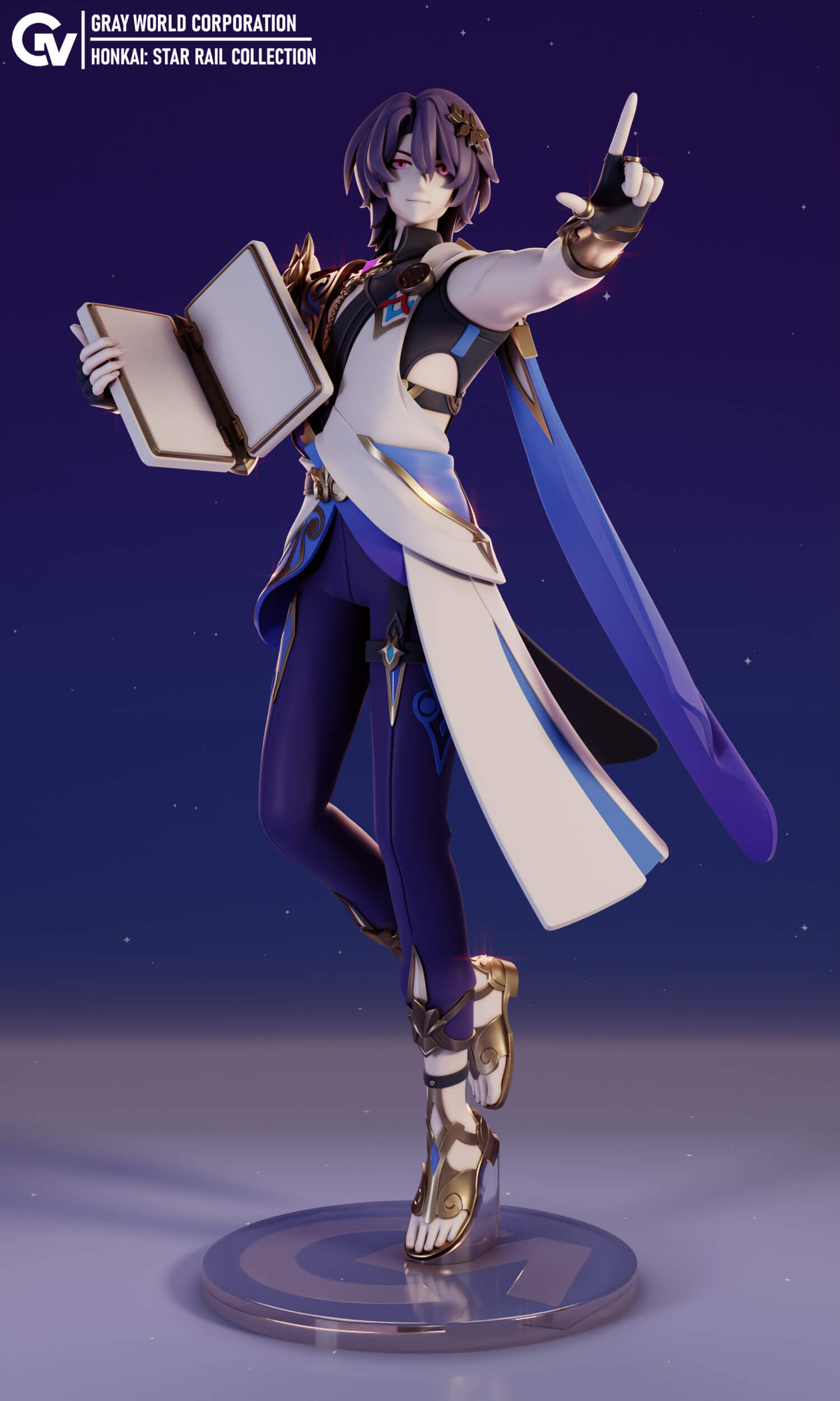 Dr. Ratio - Honkai: Star Rail 3D Model by Gray World Corporation