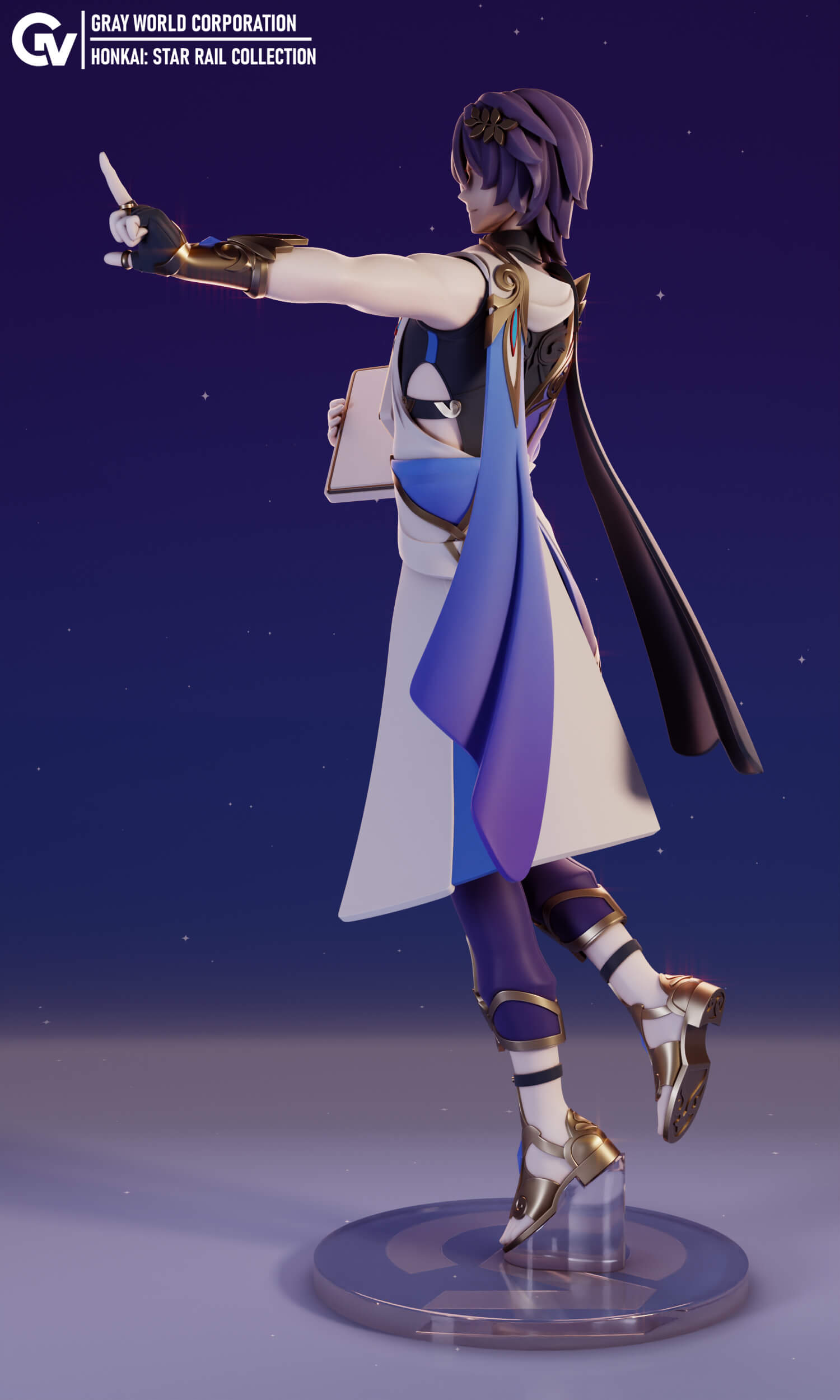 Dr. Ratio - Honkai: Star Rail 3D Model by Gray World Corporation