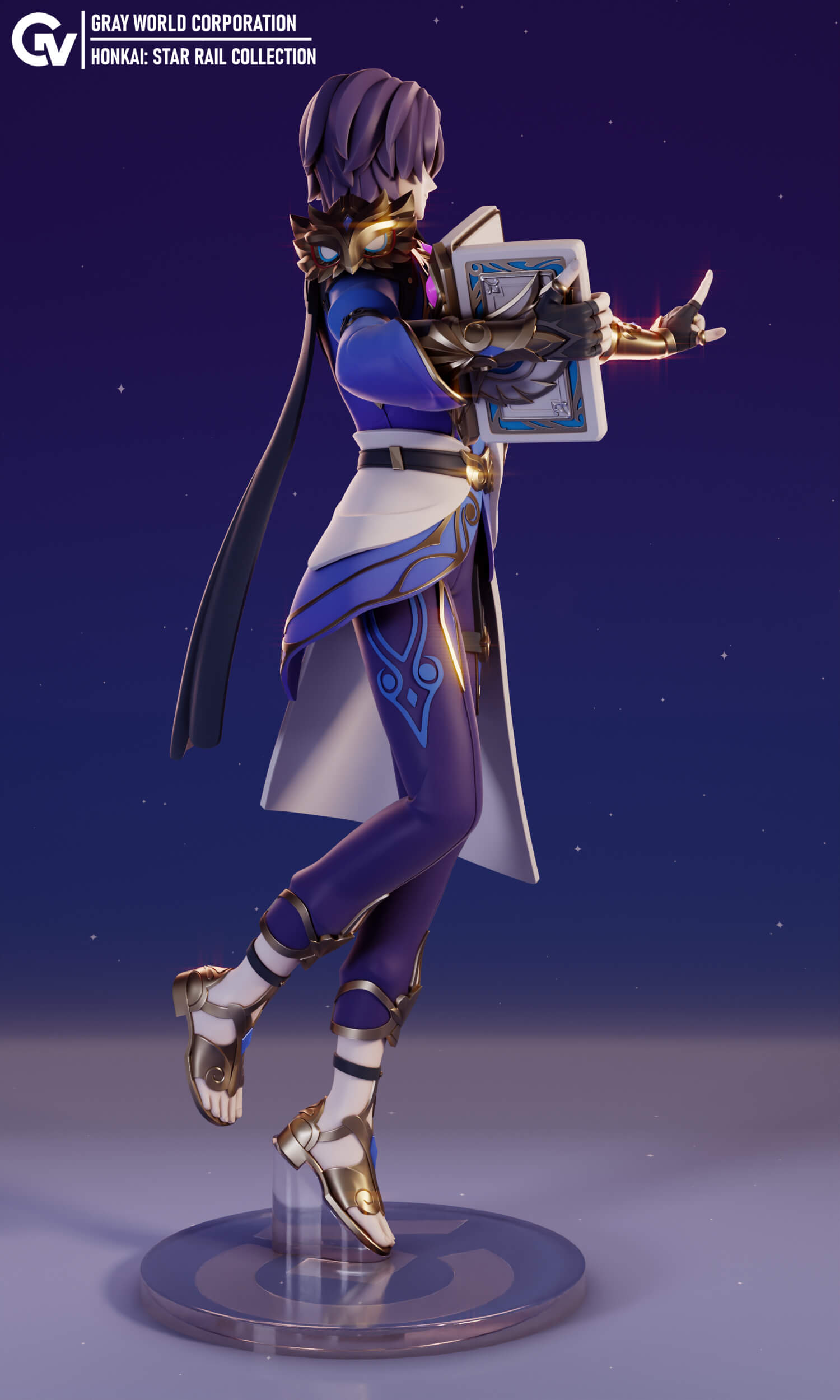 Dr. Ratio - Honkai: Star Rail 3D Model by Gray World Corporation