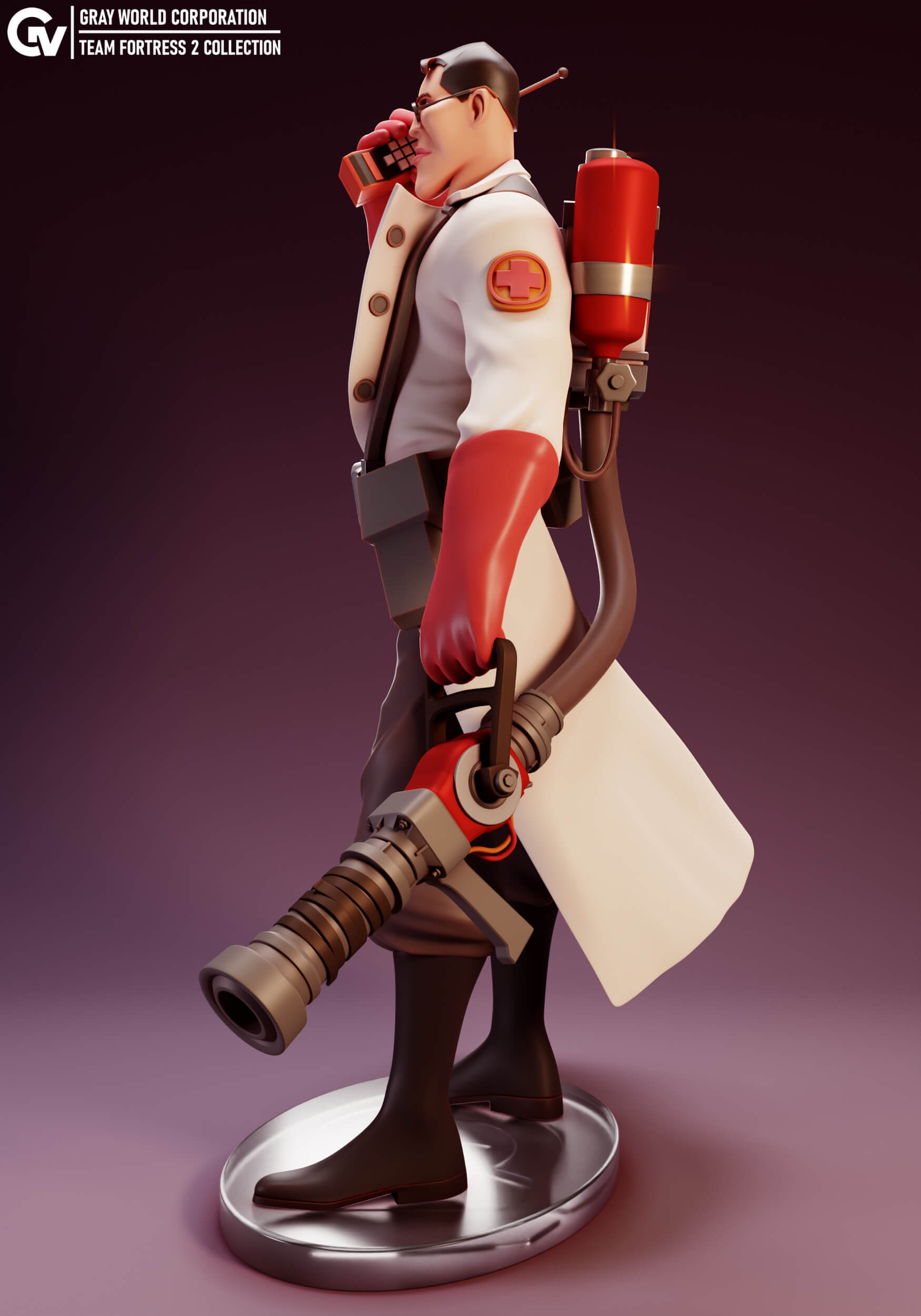 Dr. Sex - Team Fortress 2 3D Print Model by Gray World Corporation