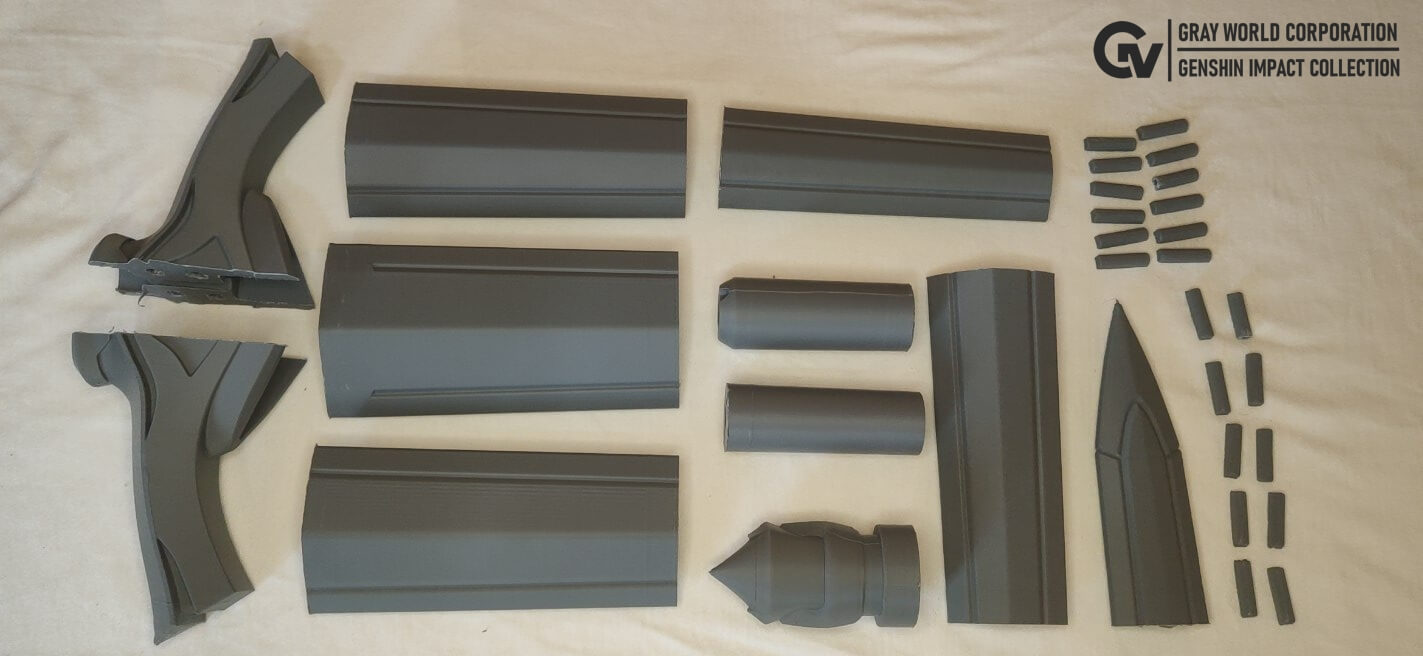 Dull Blade - Genshin Impact 3D Model by Gray World Corporation