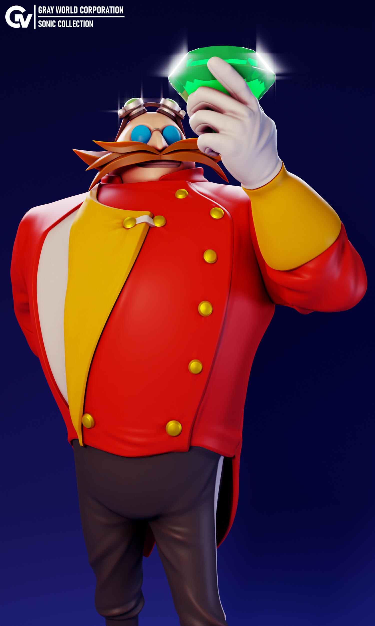 Eggman Boom - Sonic The Hedgehog 3D Model by Gray World Corporation