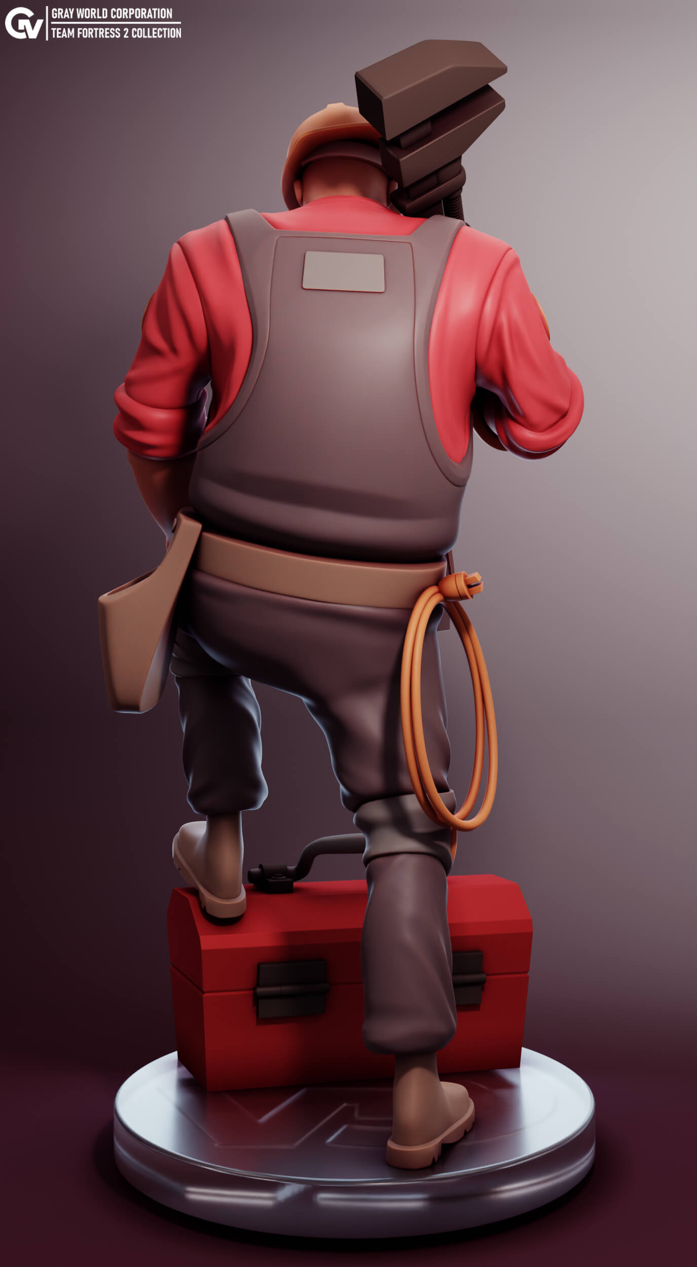 Egineer - Team Fortress 2 3D Model by Gray World Corporation