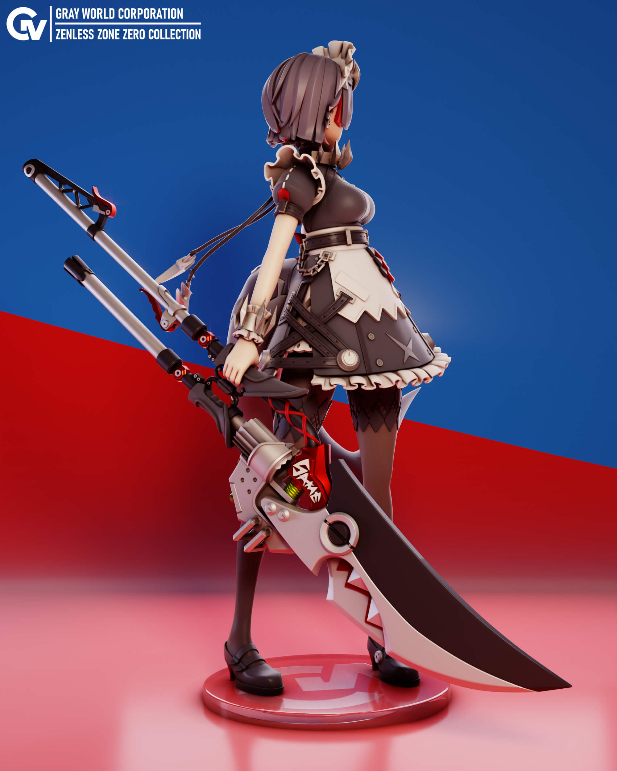 Ellen Joe - Zenless Zone Zero 3D Model by Gray World Corporation