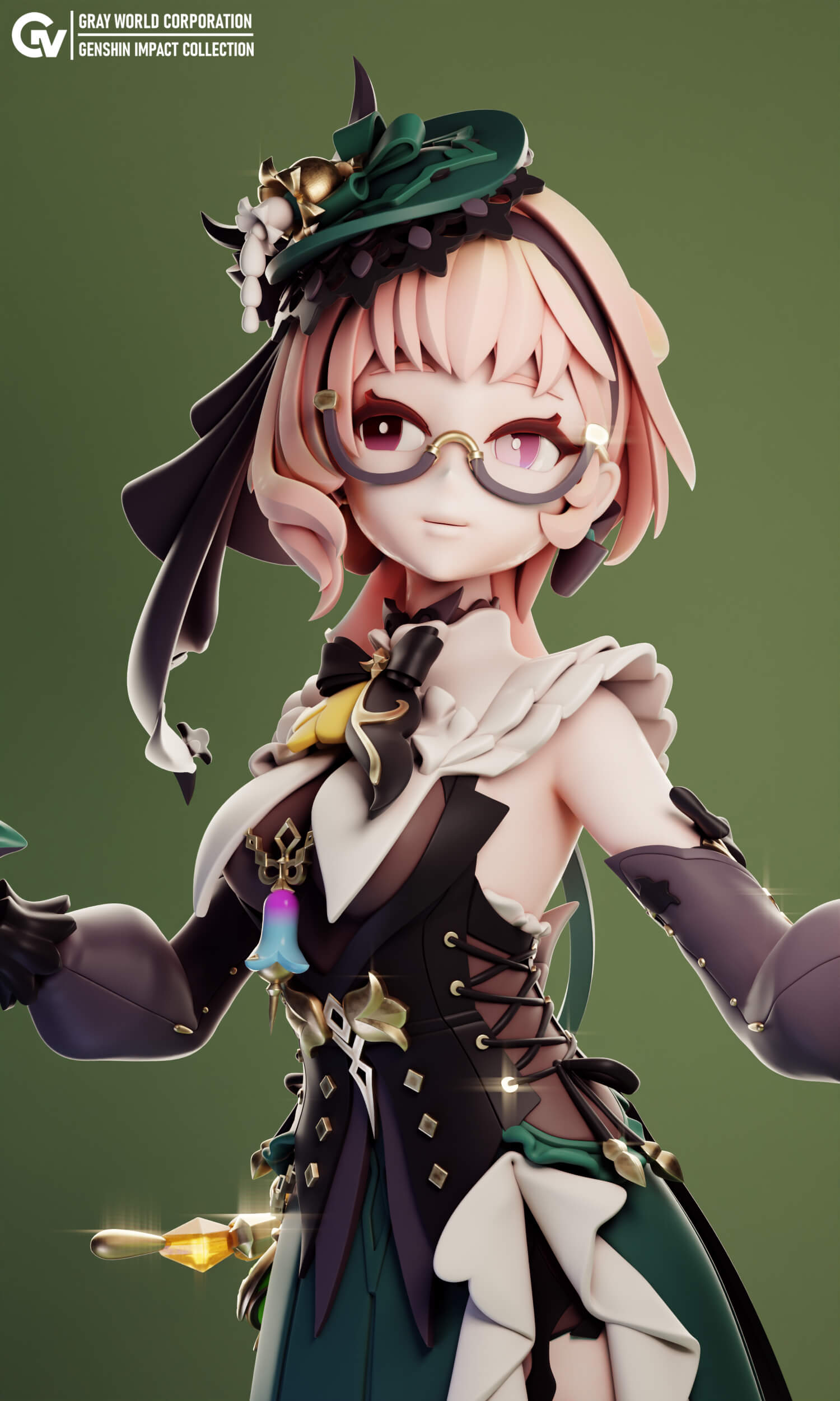 Emilie - Genshin Impact 3D Model by Gray World Corporation