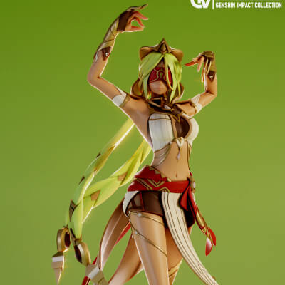 Eremite Floral Ring Dancer Genshin Impact 3d Model By Gray World 2739