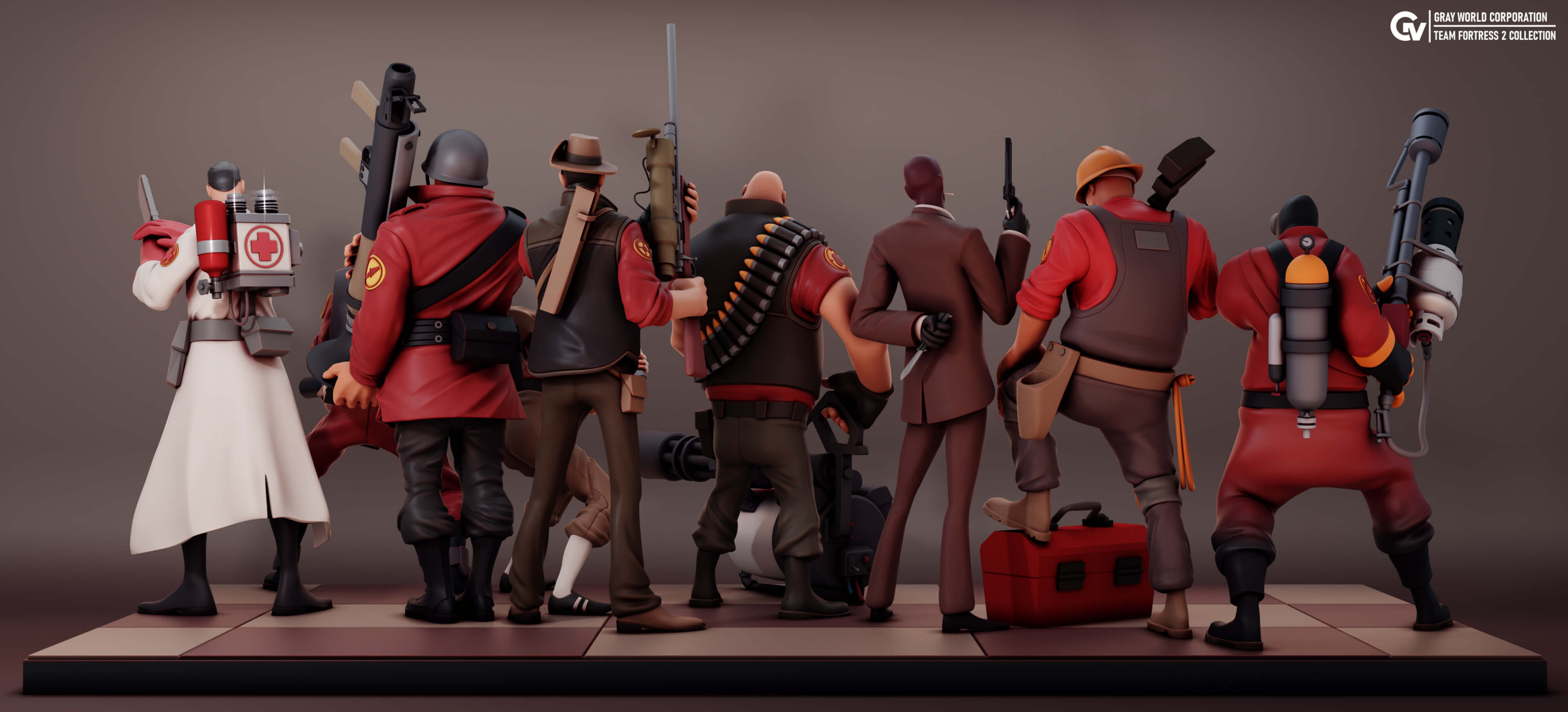 Extra Base for Set - Team Fortress 2 Free 3D Model by Gray World Corporation