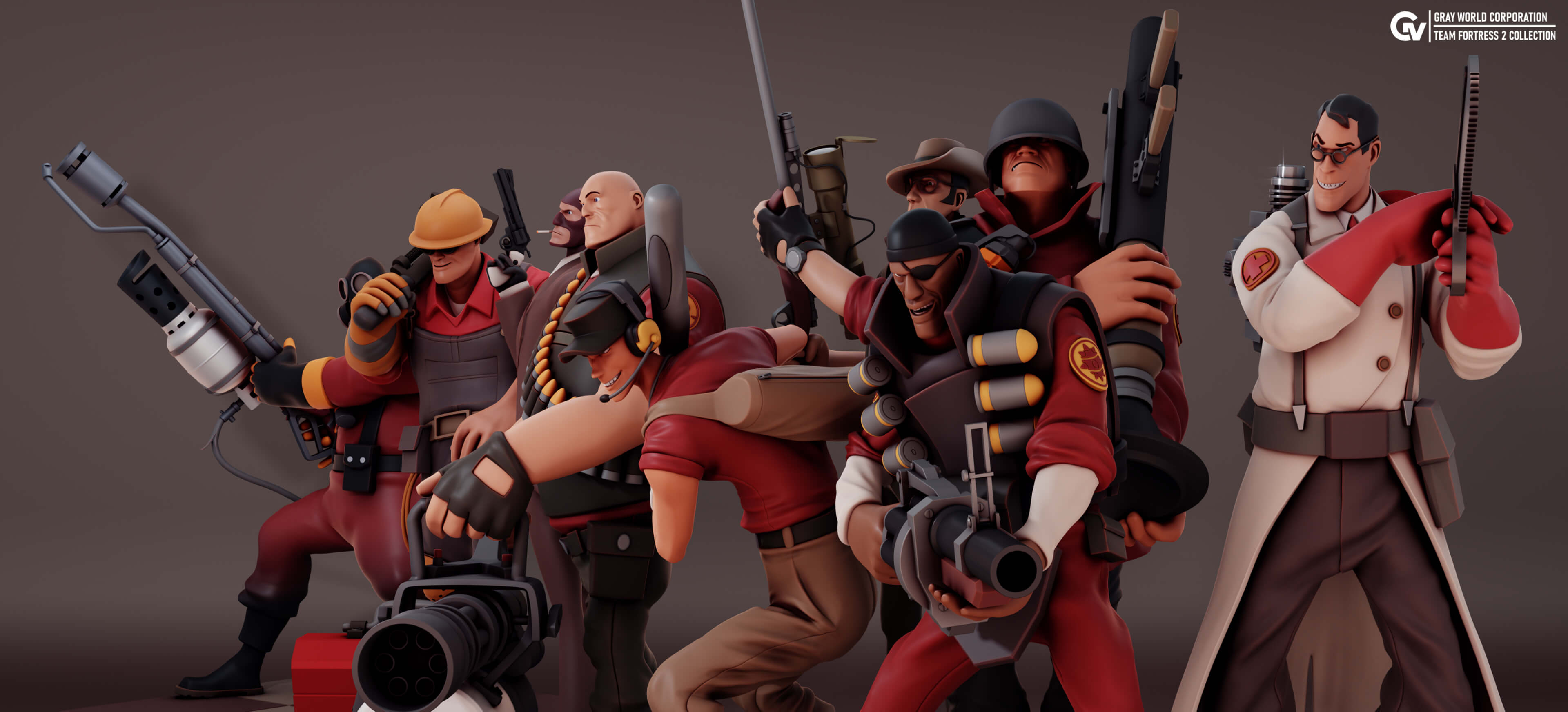 Extra Base for Set - Team Fortress 2 Free 3D Print Model by Gray World Corporation