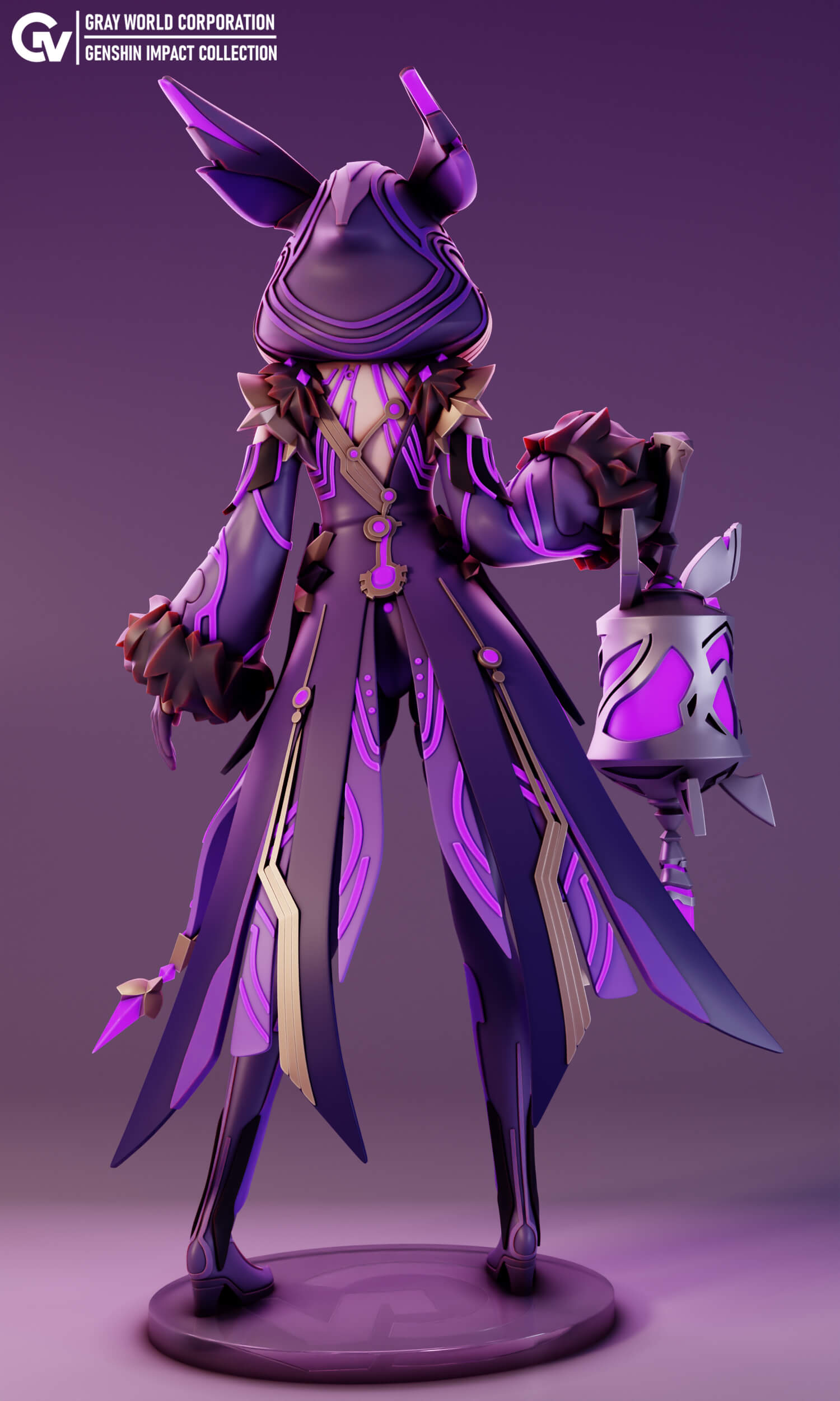 Fatui Cicin Mage - Genshin Impact 3D Print Model by Gray World Corporation