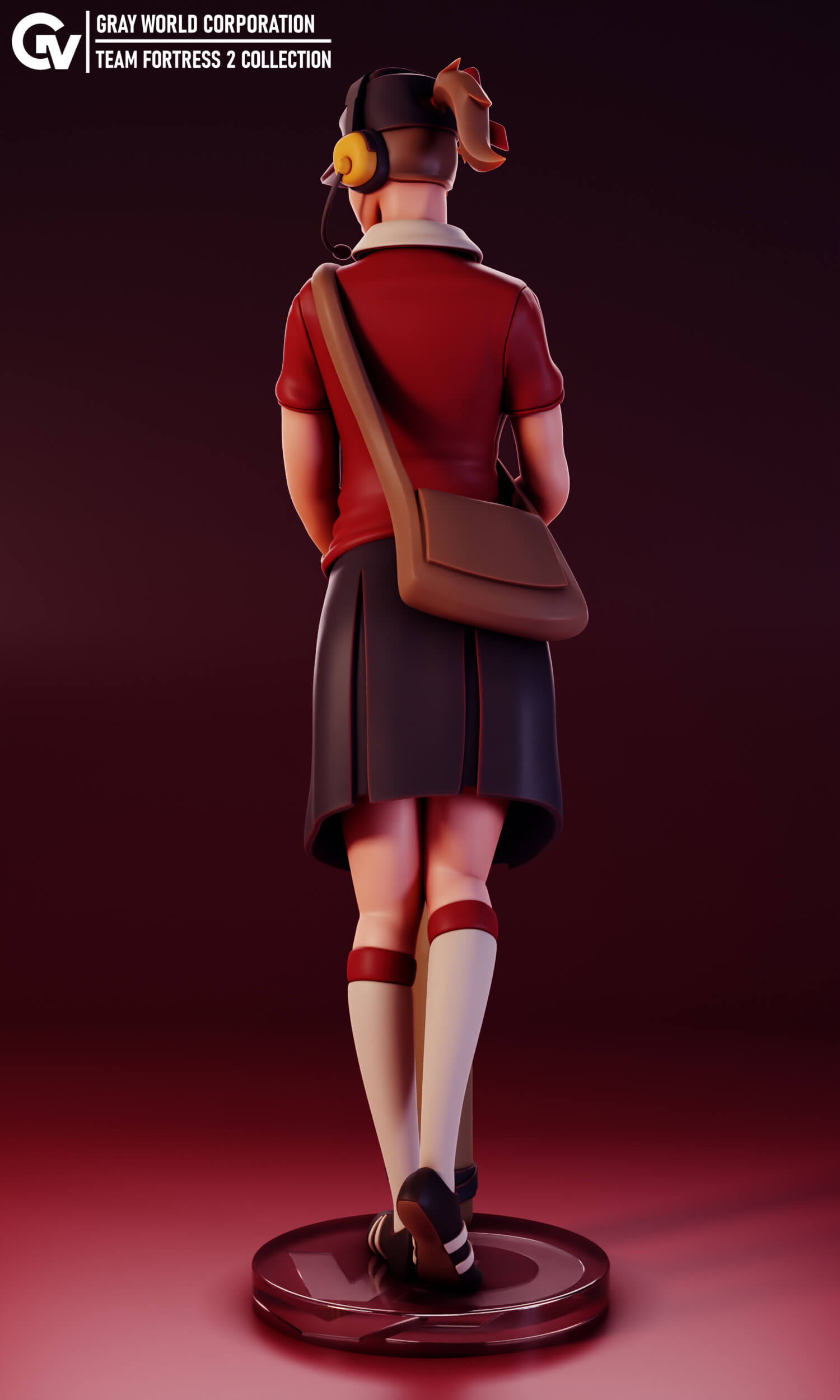 Fem Scout - Team Fortress 2 3D Model by Gray World Corporation