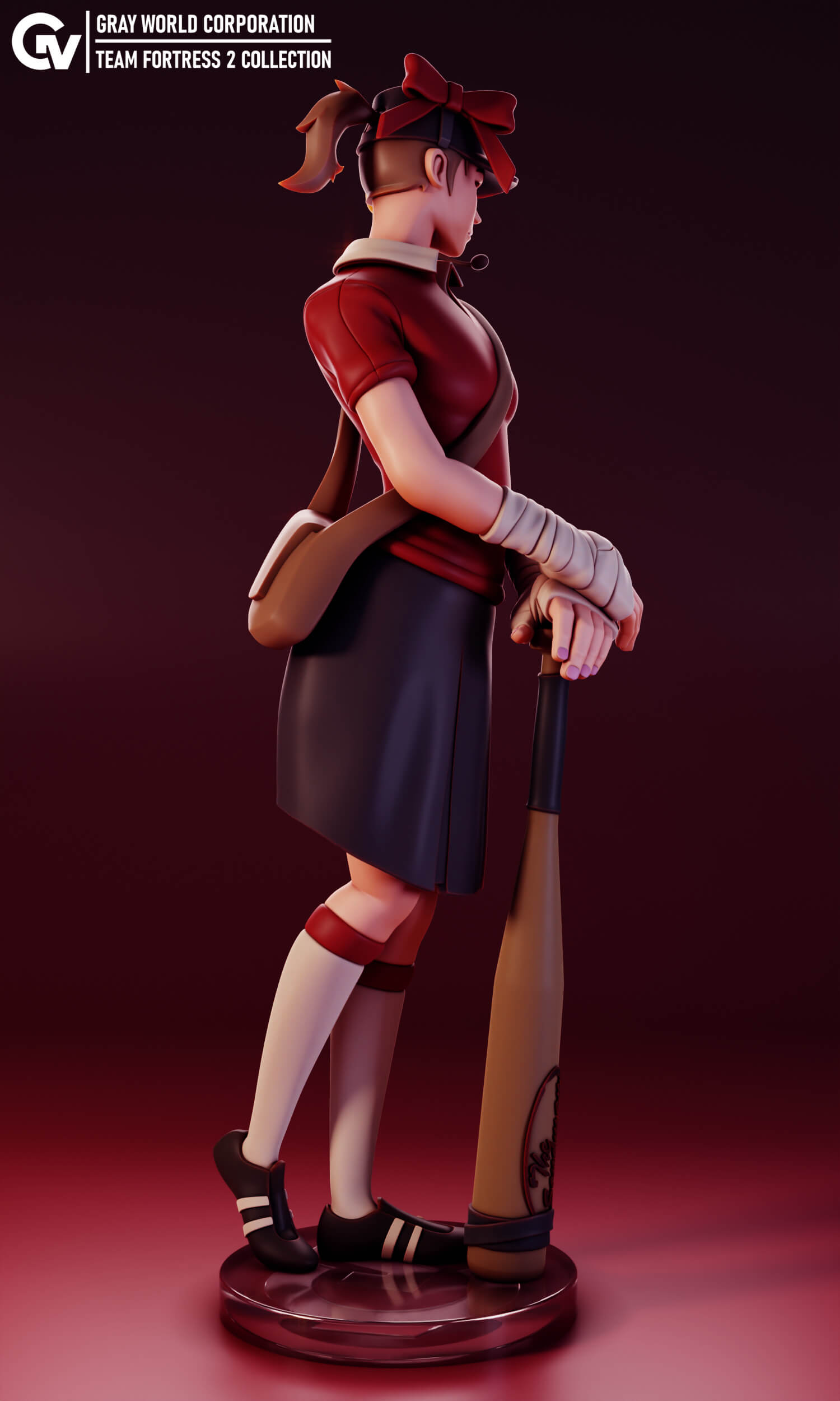 Fem Scout - Team Fortress 2 3D Model by Gray World Corporation