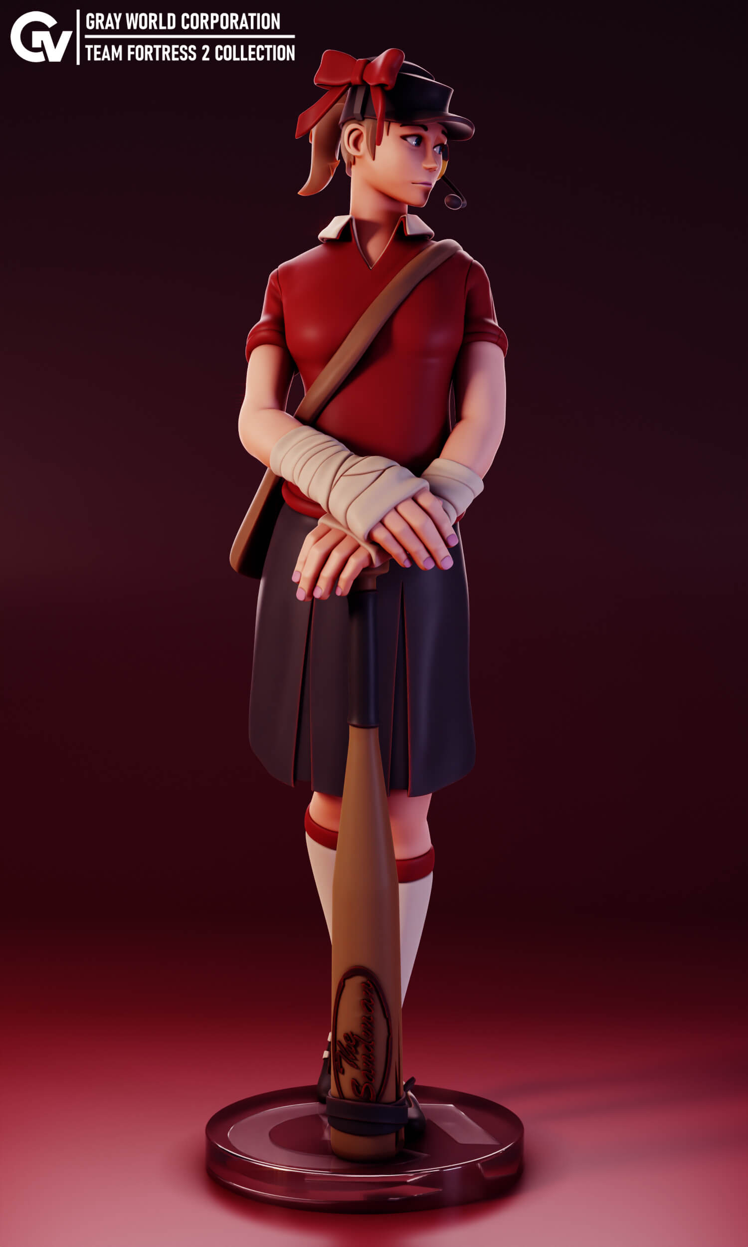 Fem Scout - Team Fortress 2 3D Model by Gray World Corporation