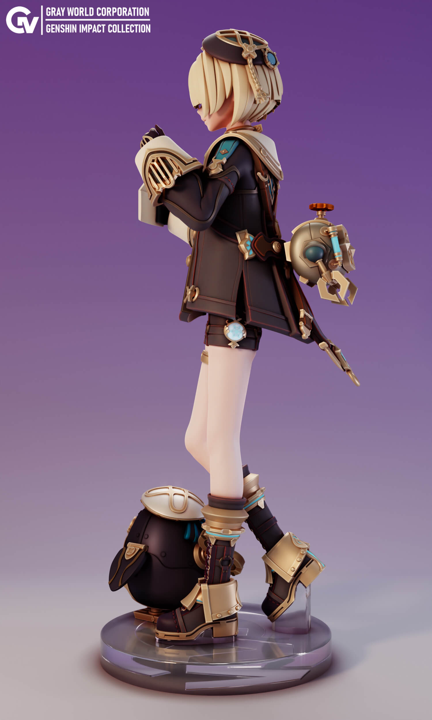 Freminet - Genshin Impact 3D Print Model by Gray World Corporation