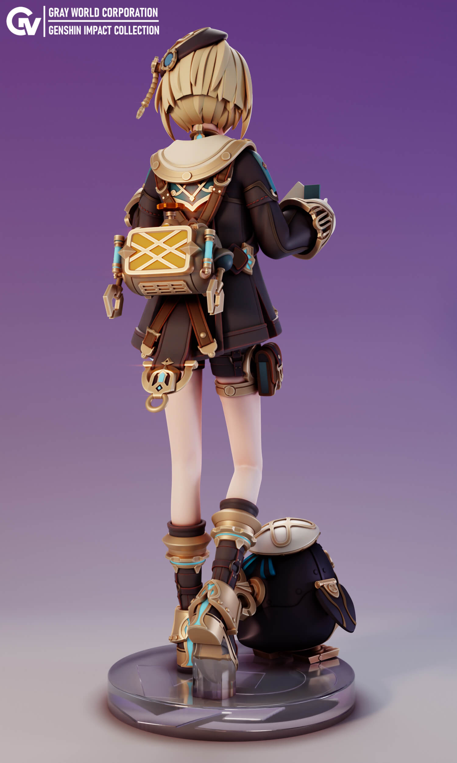 Freminet - Genshin Impact 3D Model by Gray World Corporation