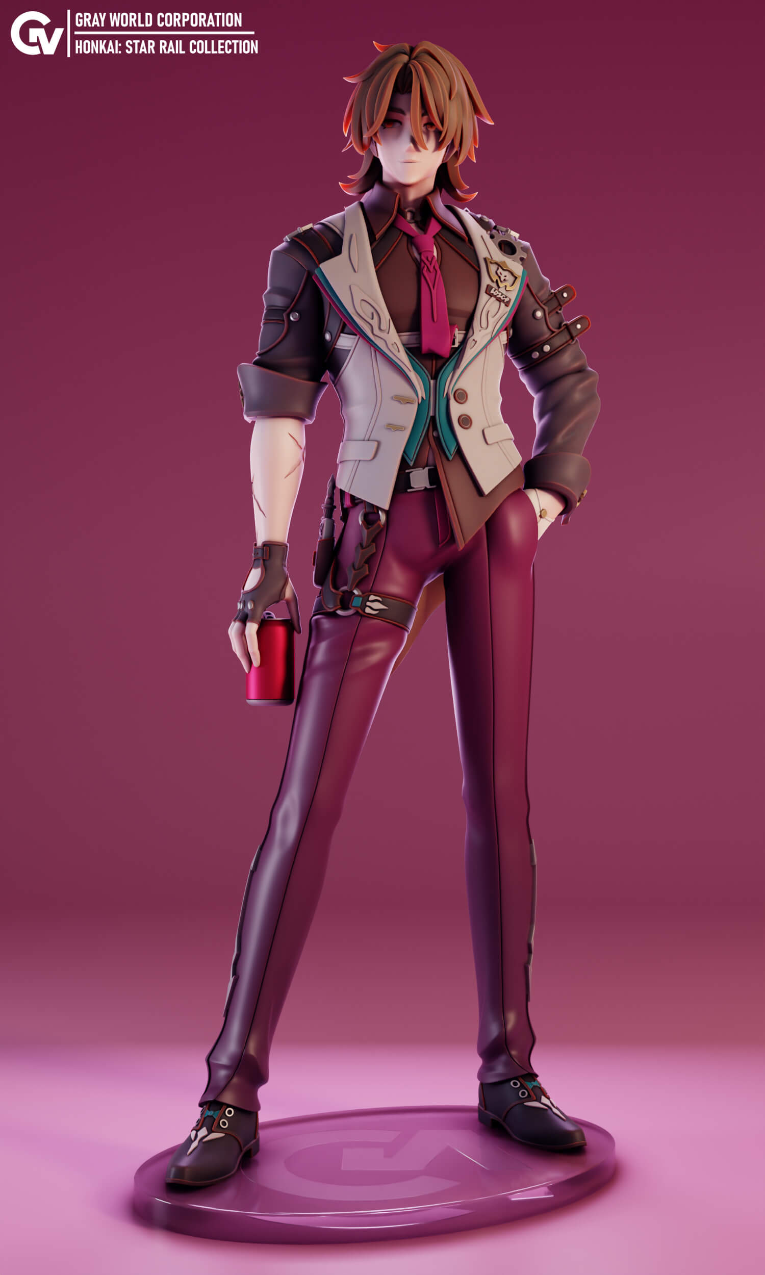 Gallagher - Honkai: Star Rail 3D Print Model by Gray World Corporation