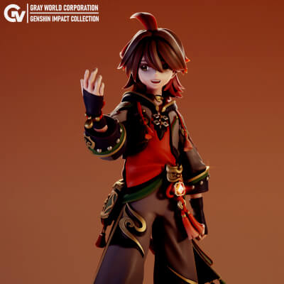 Gaming - Genshin Impact 3D Model by Gray World Corporation