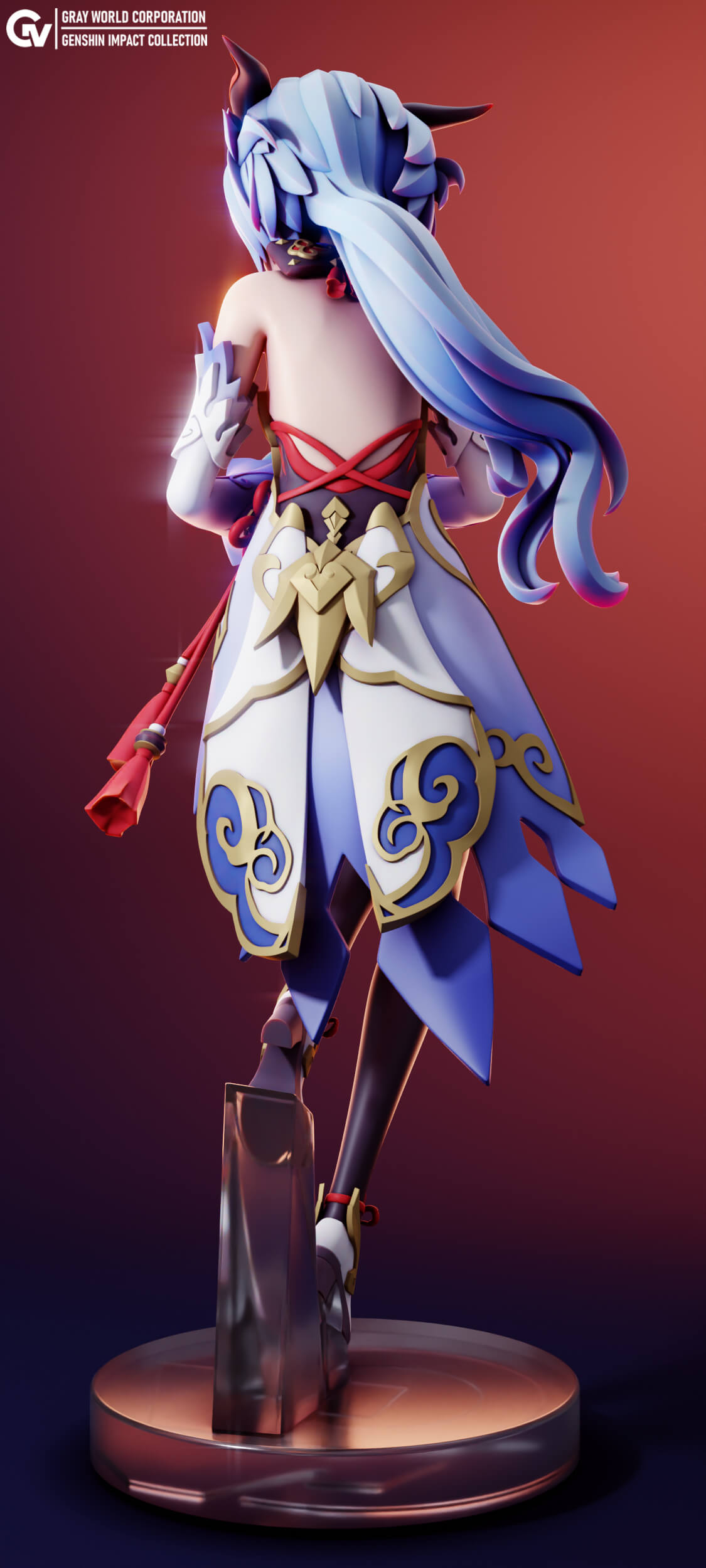 Gan Yu - Genshin Impact 3D Print Model by Gray World Corporation