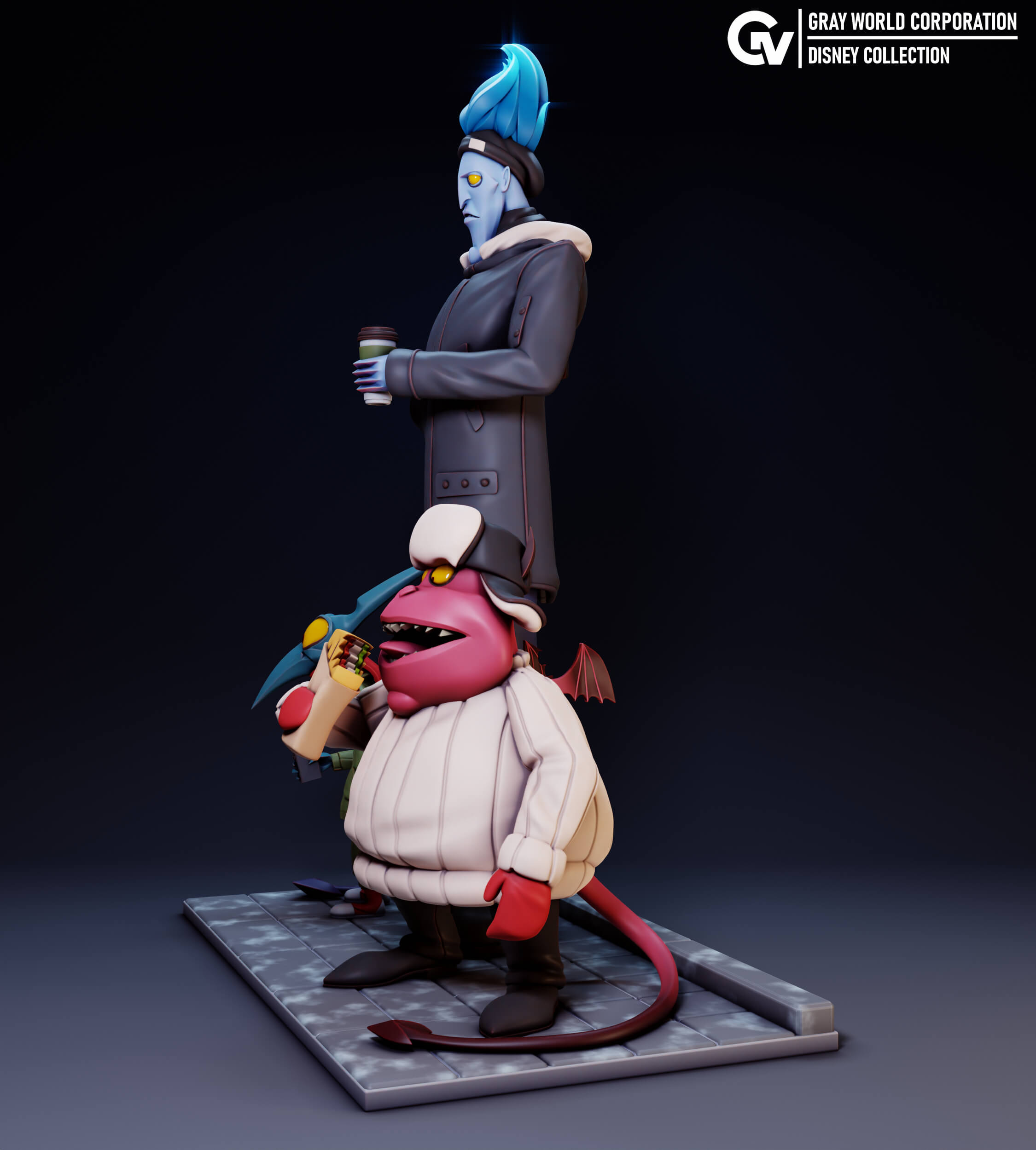 Hades, Pain and Panic "Winter Mood" - Hercules 3D Print Model by Gray ...