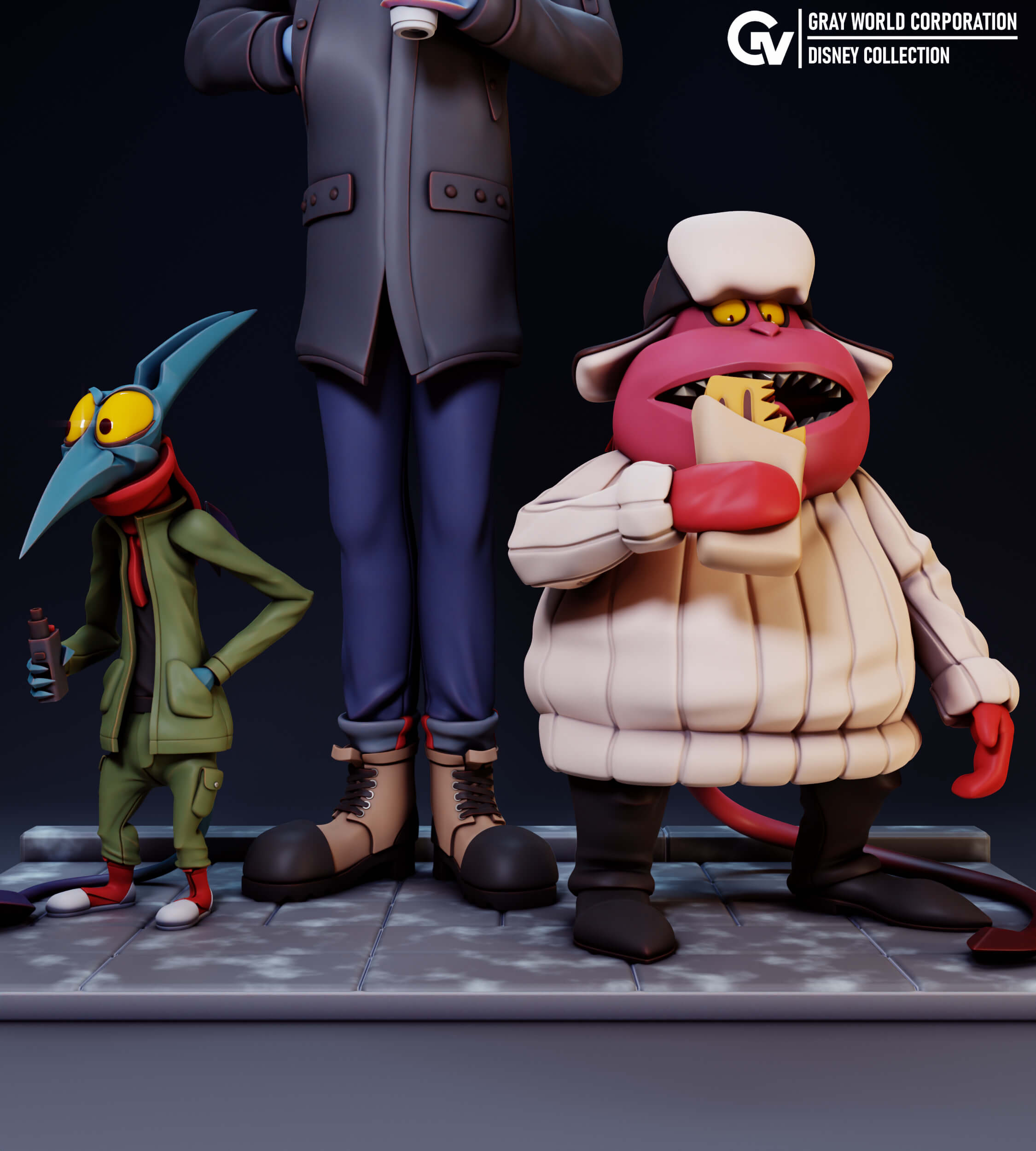 Hades, Pain and Panic "Winter Mood" - Hercules 3D Print Model by Gray ...