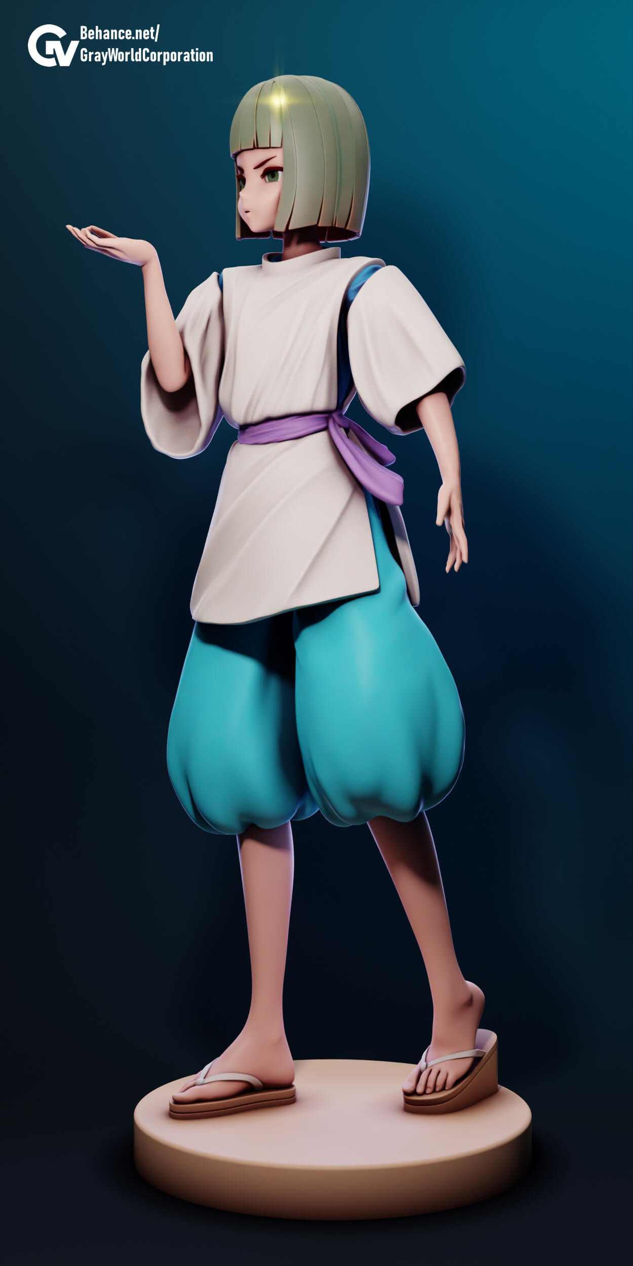 Haku - Spirited Away 3D Model by Gray World Corporation