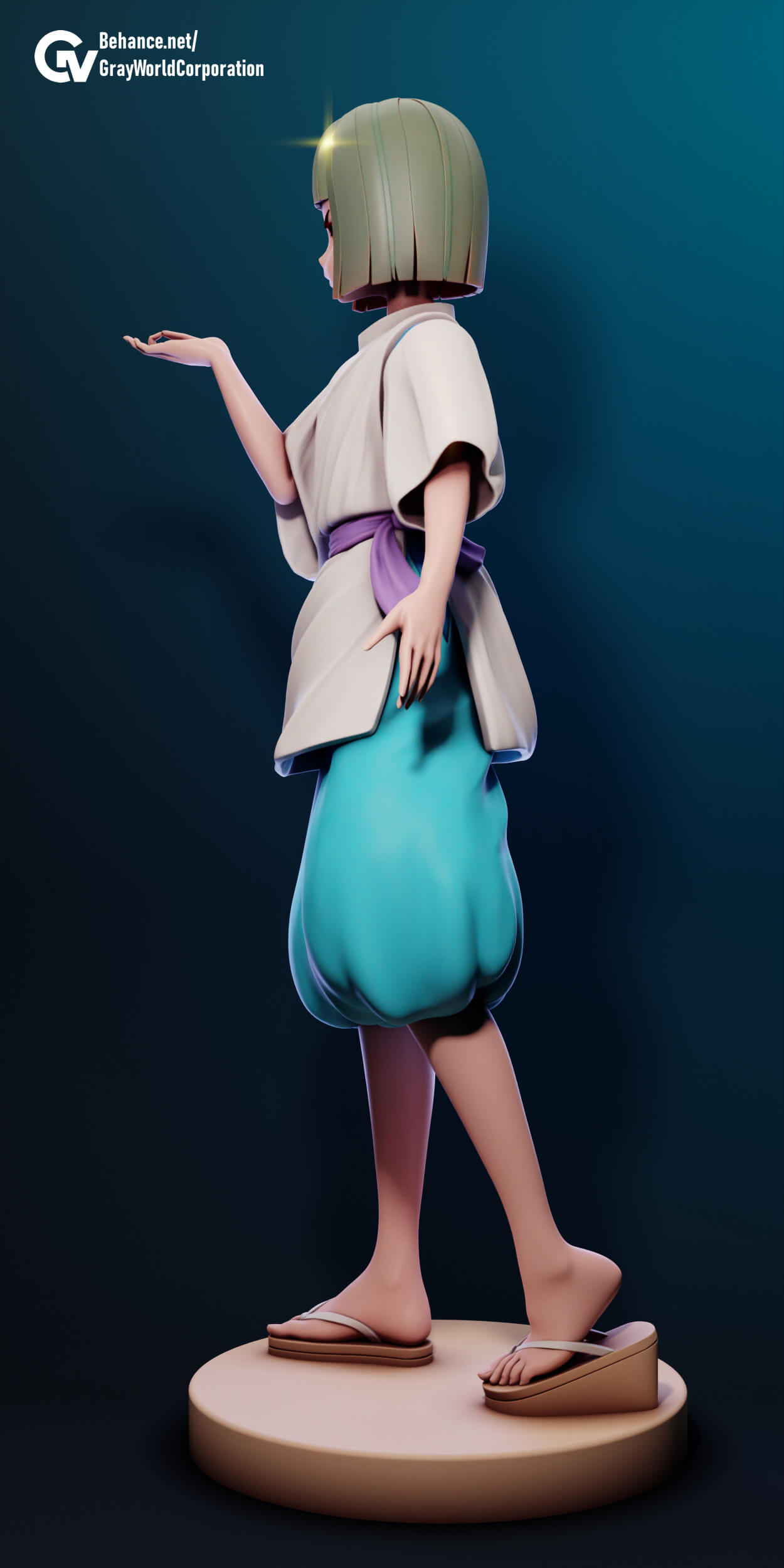 Haku - Spirited Away 3D Model by Gray World Corporation