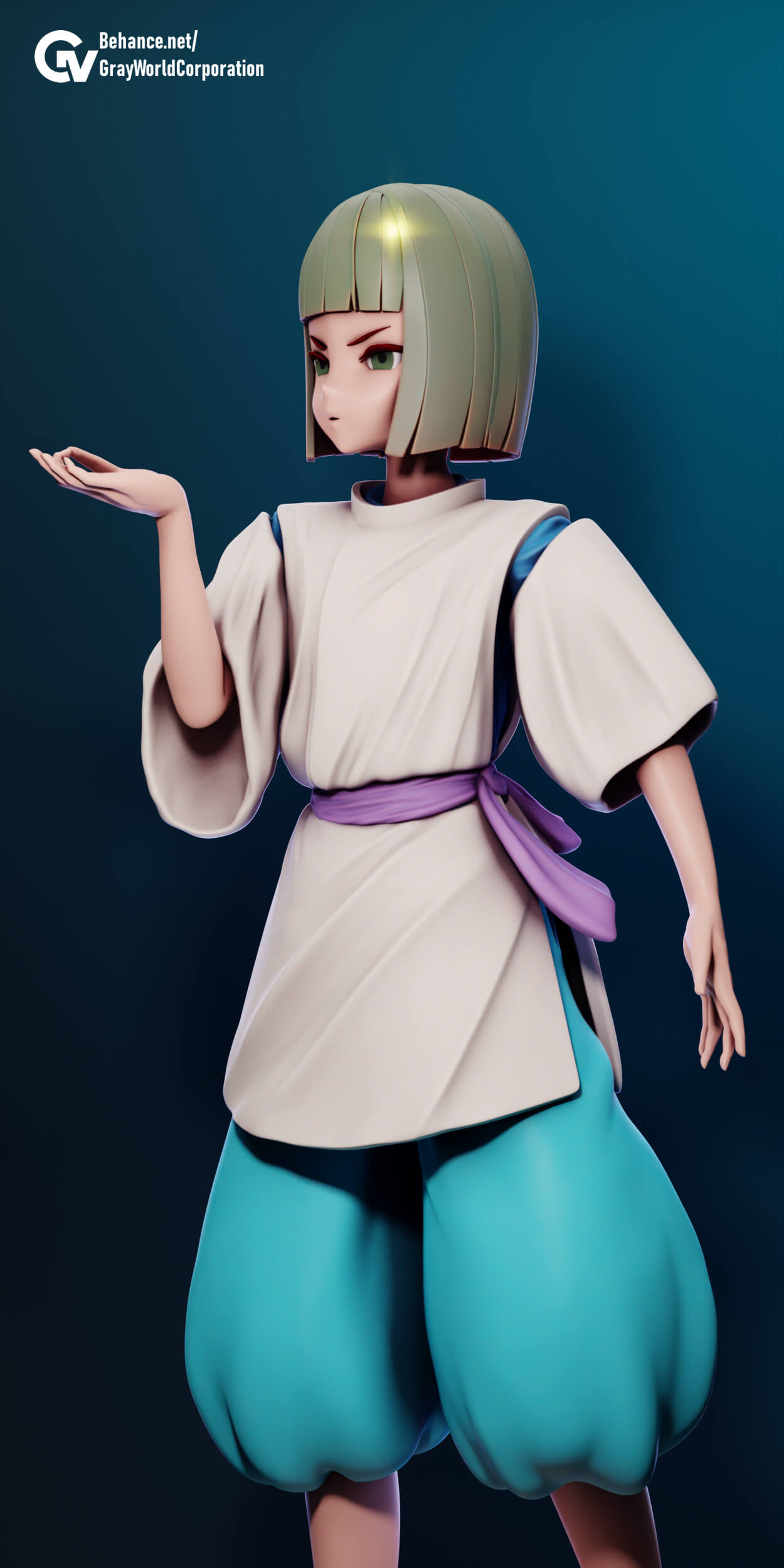 Haku - Spirited Away 3D Model by Gray World Corporation