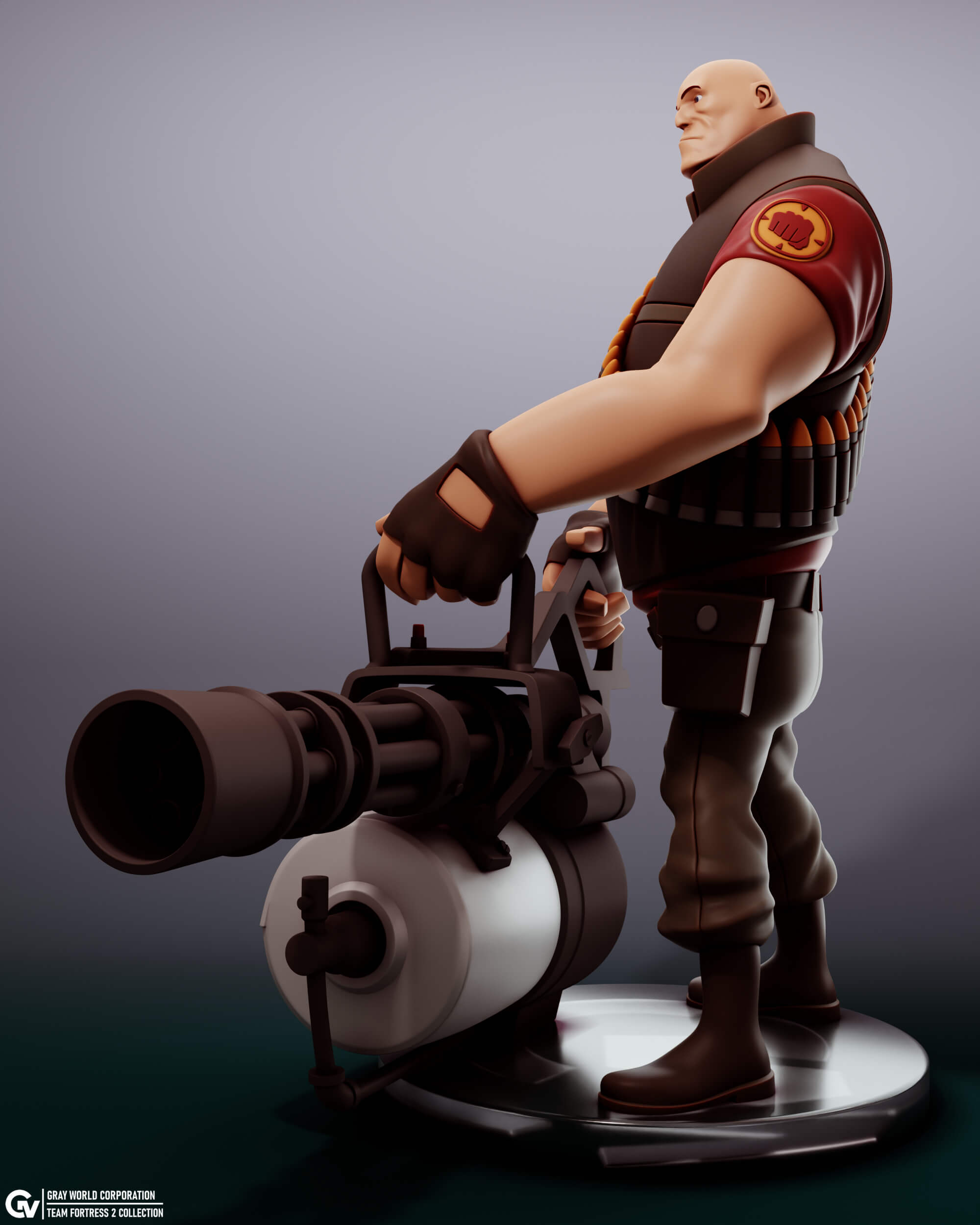 Heavy - Team Fortress 2 3D Model by Gray World Corporation