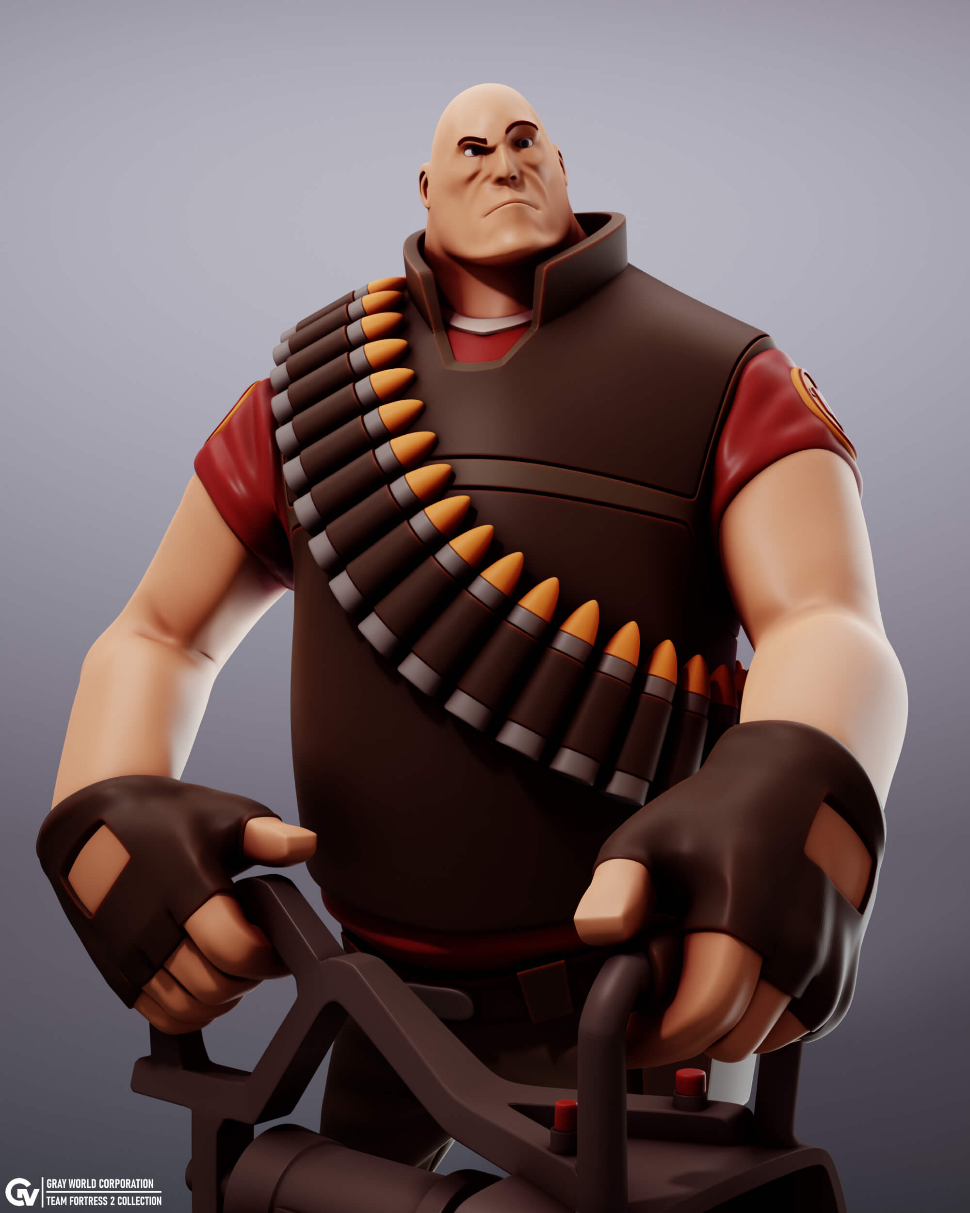 Heavy - Team Fortress 2 3D Model by Gray World Corporation