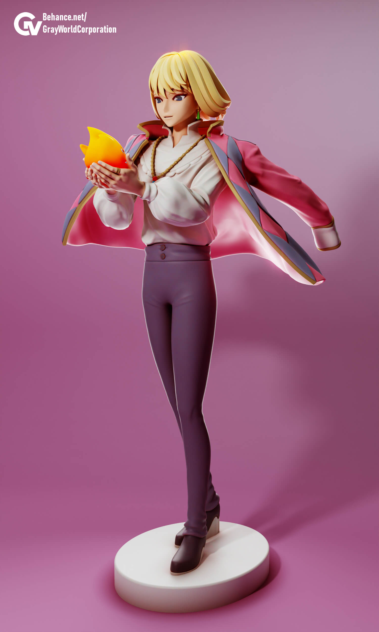 Howl Jenkins Pendragon - Howl's Moving Castle 3D Model by Gray World ...