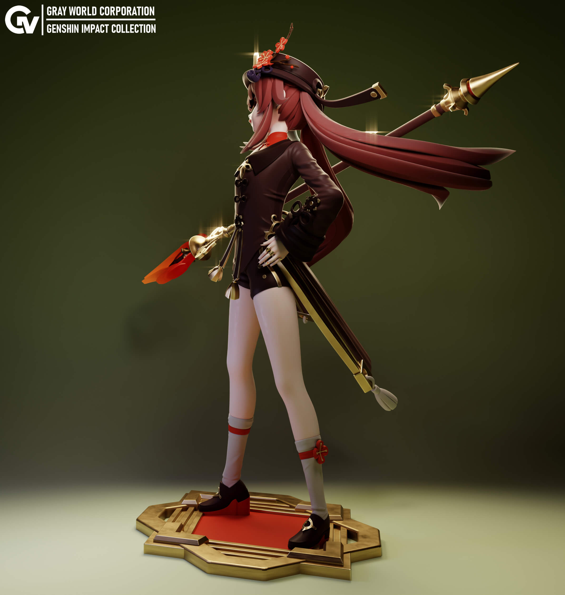 Hu Tao 2 - Genshin Impact 3D Model by Gray World Corporation