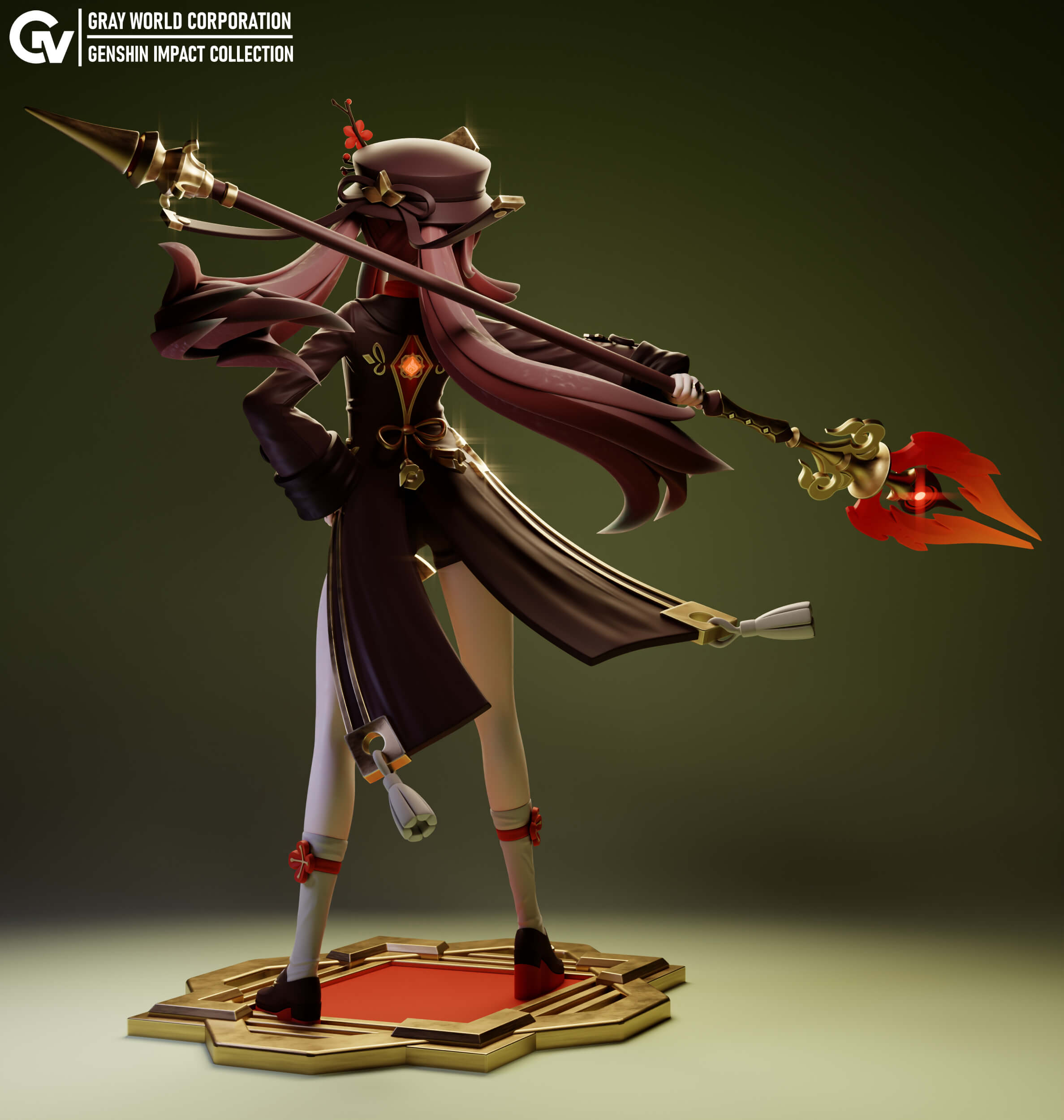 Hu Tao 2 - Genshin Impact 3D Model by Gray World Corporation